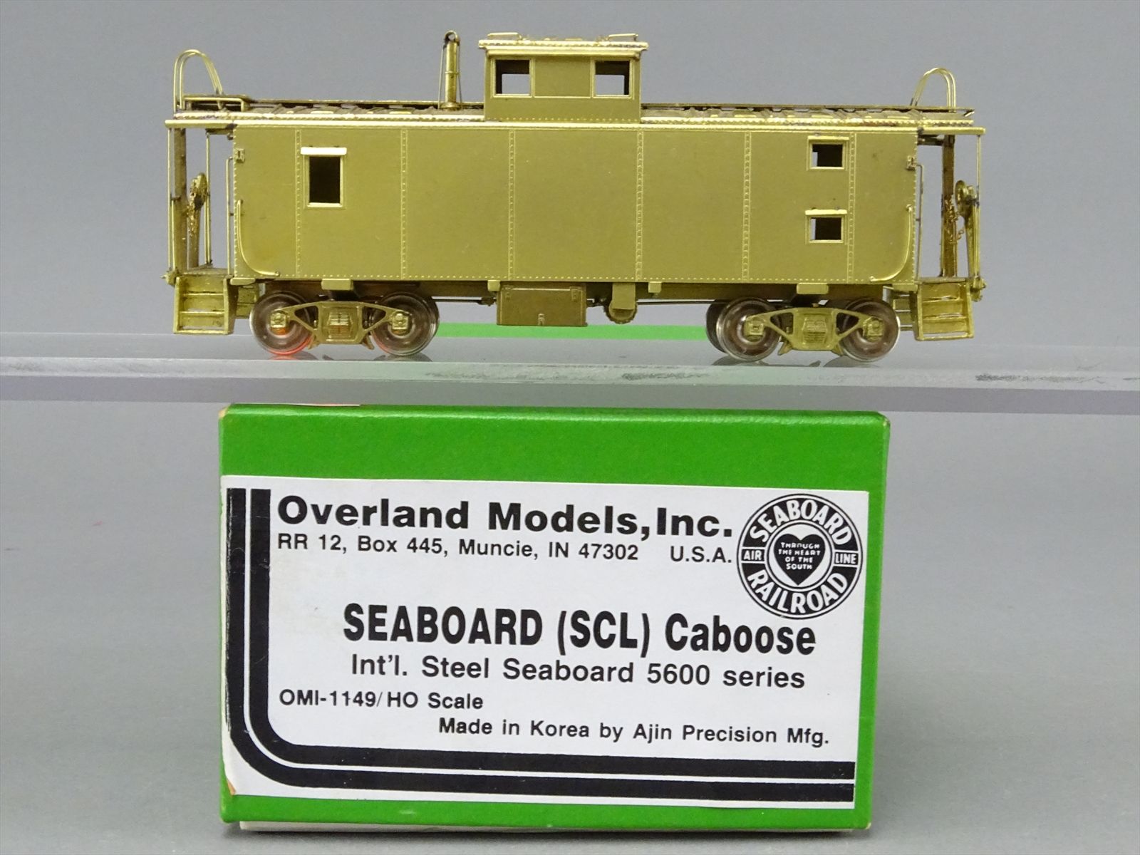 HO Brass Model - OMI 1149 SCL Seaboard Coast Line Steel Caboose 5600 ...