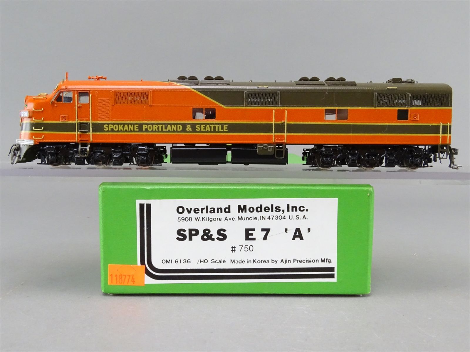 HO Brass Model - OMI 6136 SP&S Spokane Portland & Seattle E7 E7A #750 - Custom - 1991 Run - Ajin ...