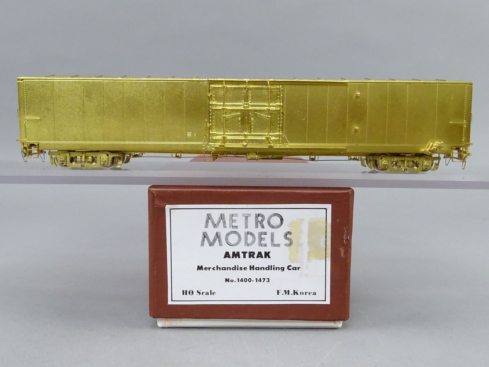 HO Brass Model - Metro Models Amtrak Merchandise Handling Car ...