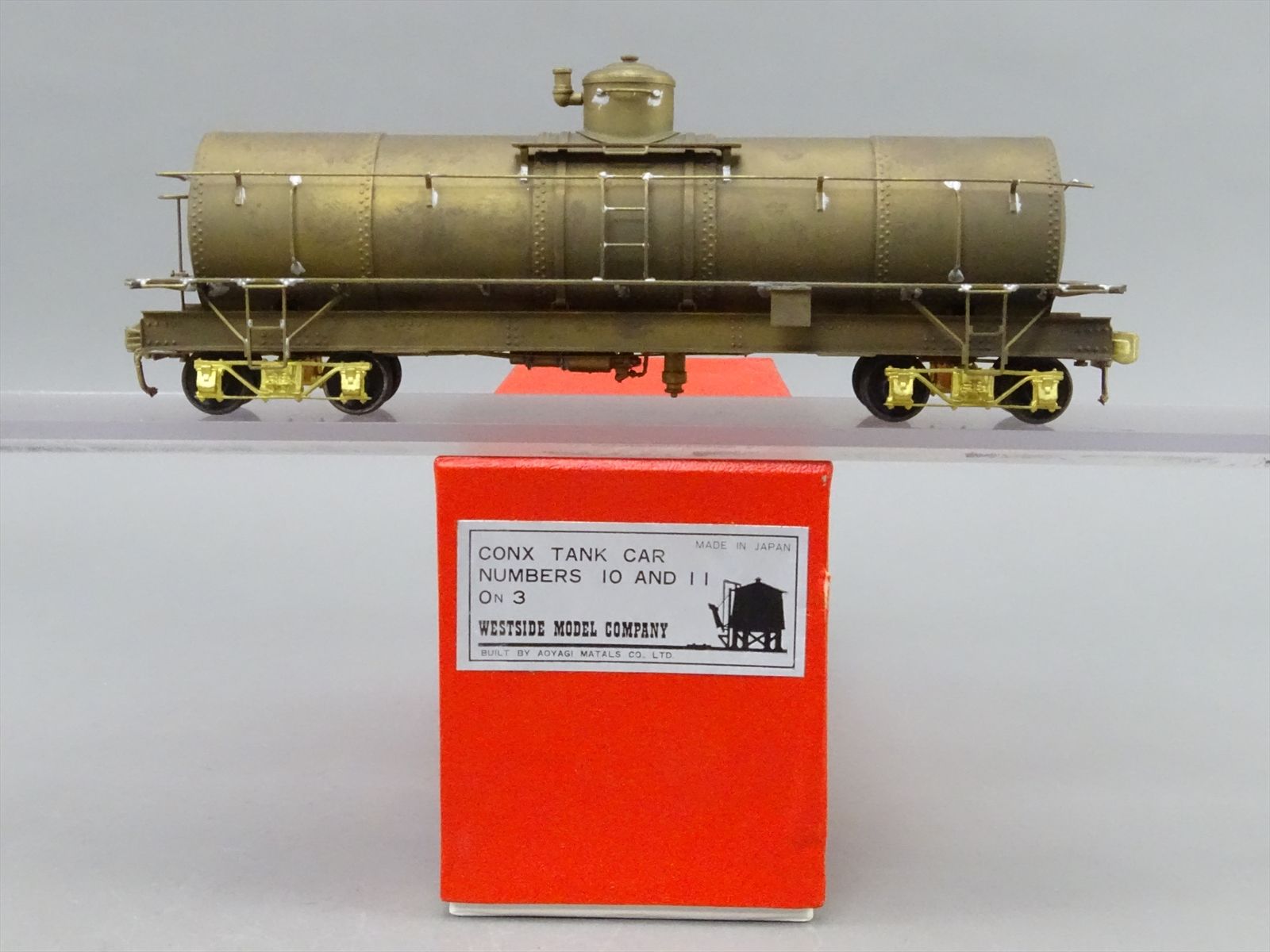 On3 Brass Model - WMC CONX Conoco Tank Car #10 or #11 - Unpainted - Aoyagi