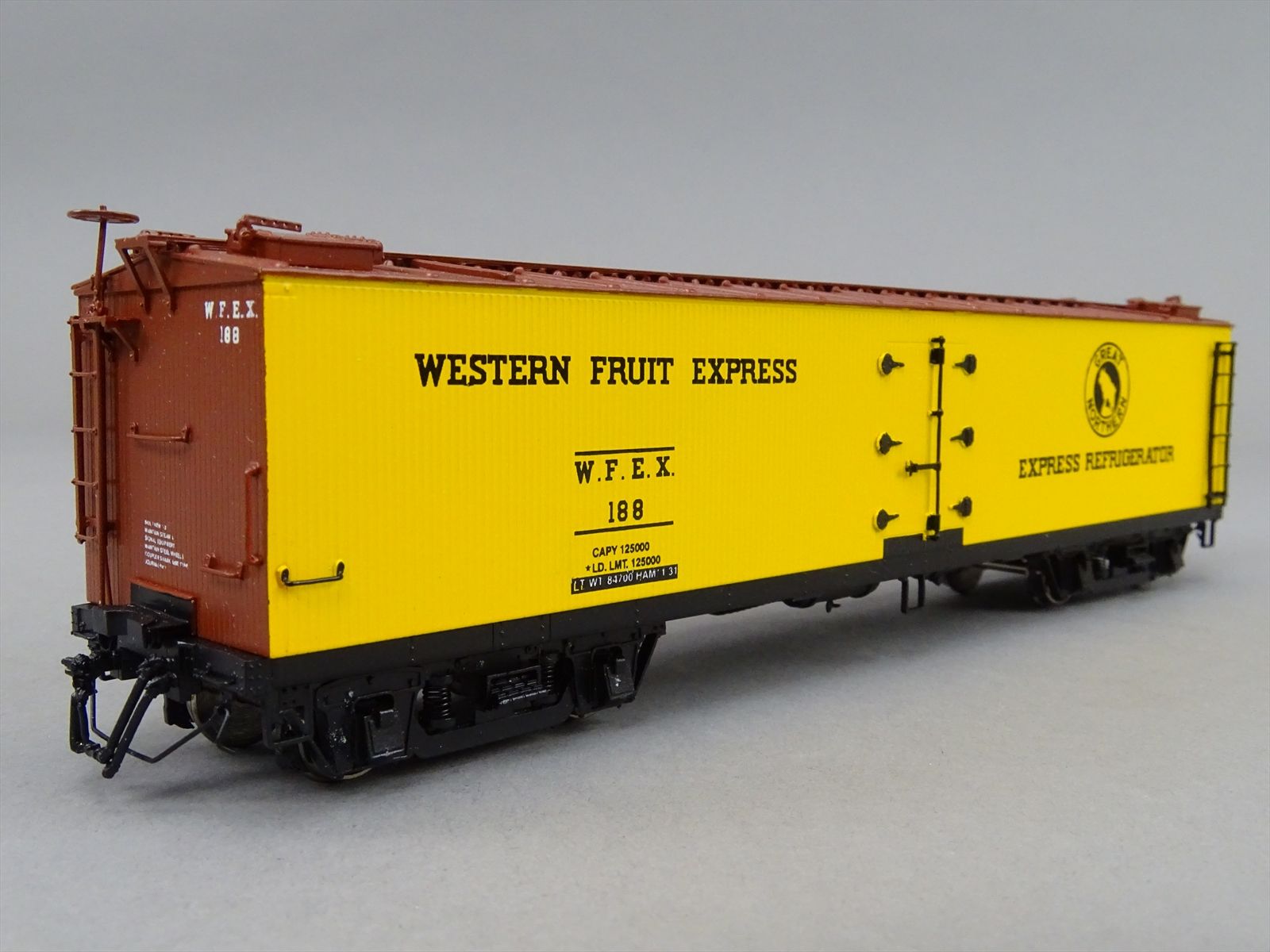 HO Brass Model - SSL GNEX04 GN Great Northern WFE Western Fruit Express ...