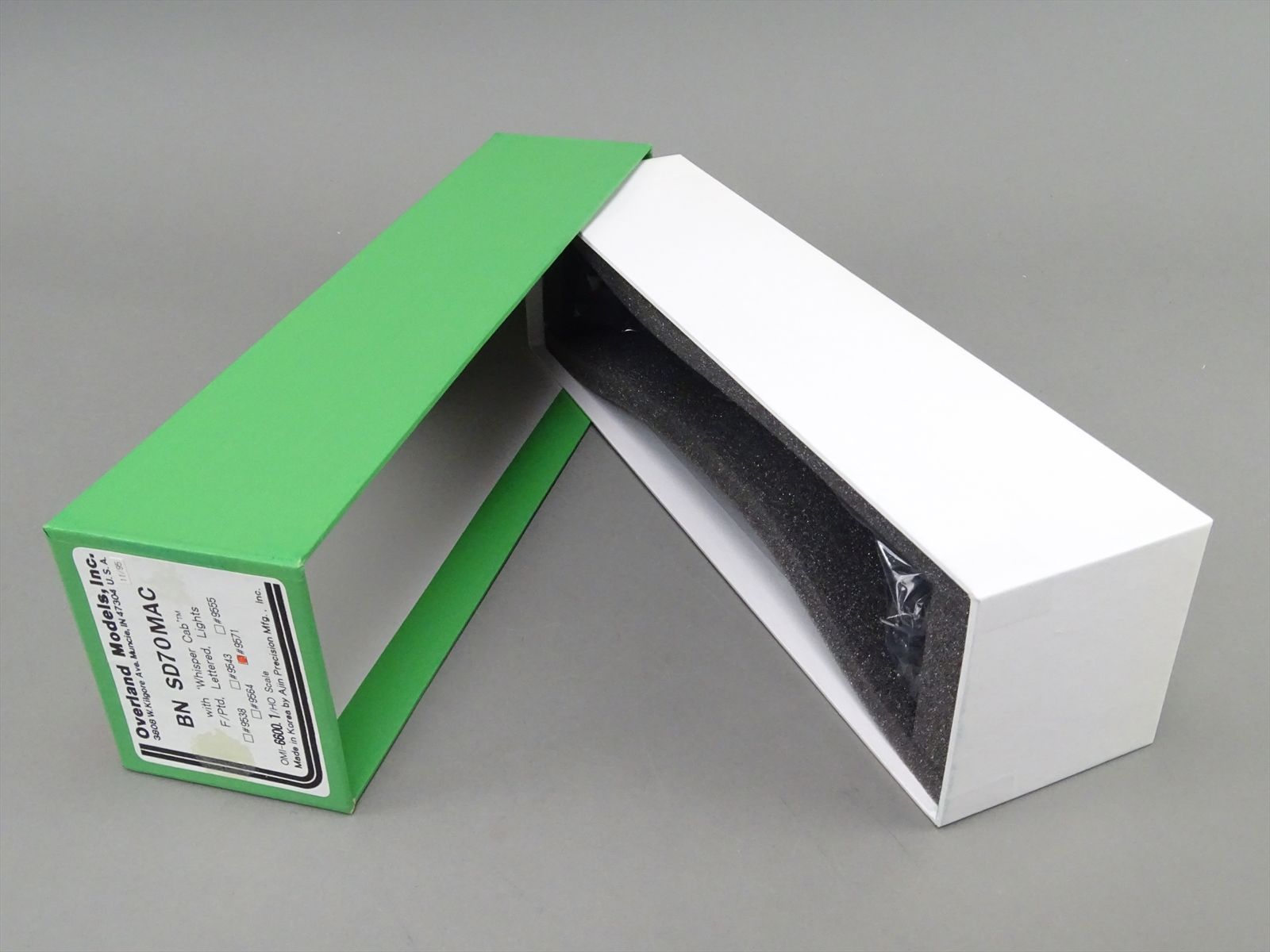 HO Brass Model - OMI 6600.1 BN Burlington Northern SD70MAC #9571 - F/P ...