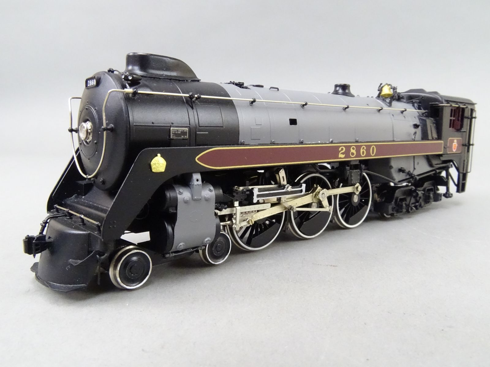HO Brass Model - VH Van Hobbies CPR Canadian Pacific 4-6-4 H1e Royal Hudson #2860 - F/P - 1992 ...