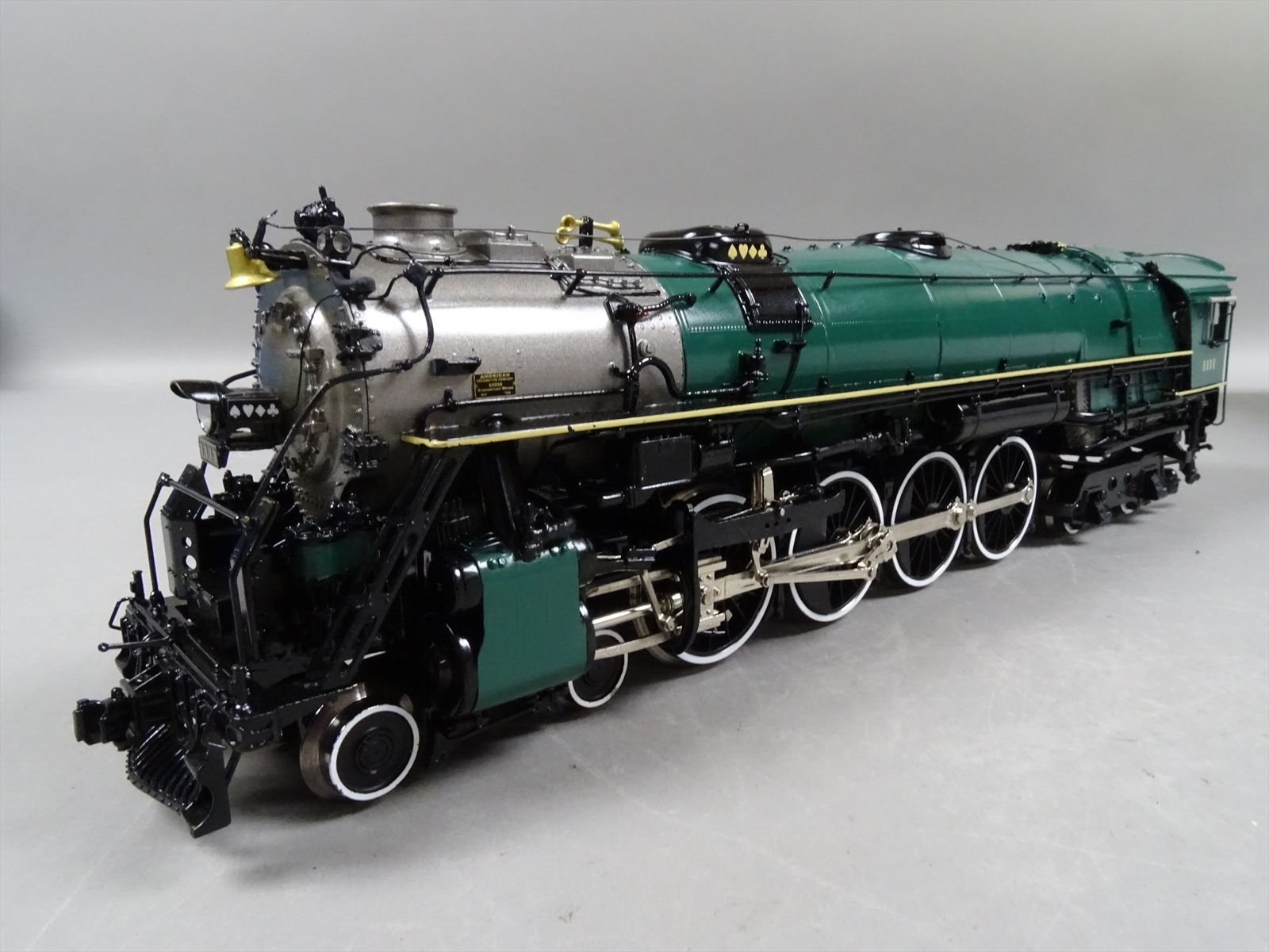 O Brass Model 3-Rail - Sunset Models Timken 4-Aces 4-8-4 Green #1111 ...