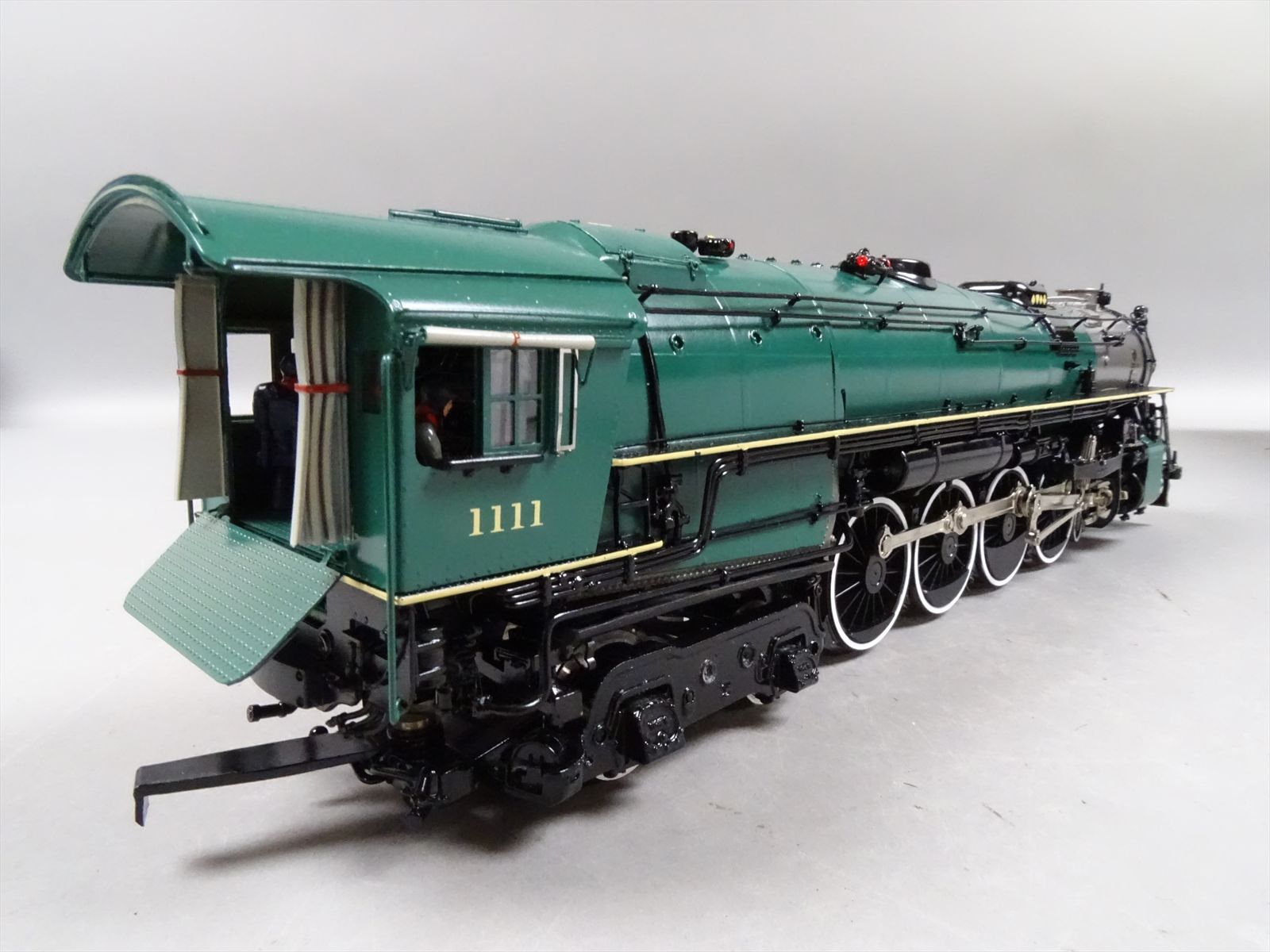 O Brass Model 3-Rail - Sunset Models Timken 4-Aces 4-8-4 Green #1111 ...