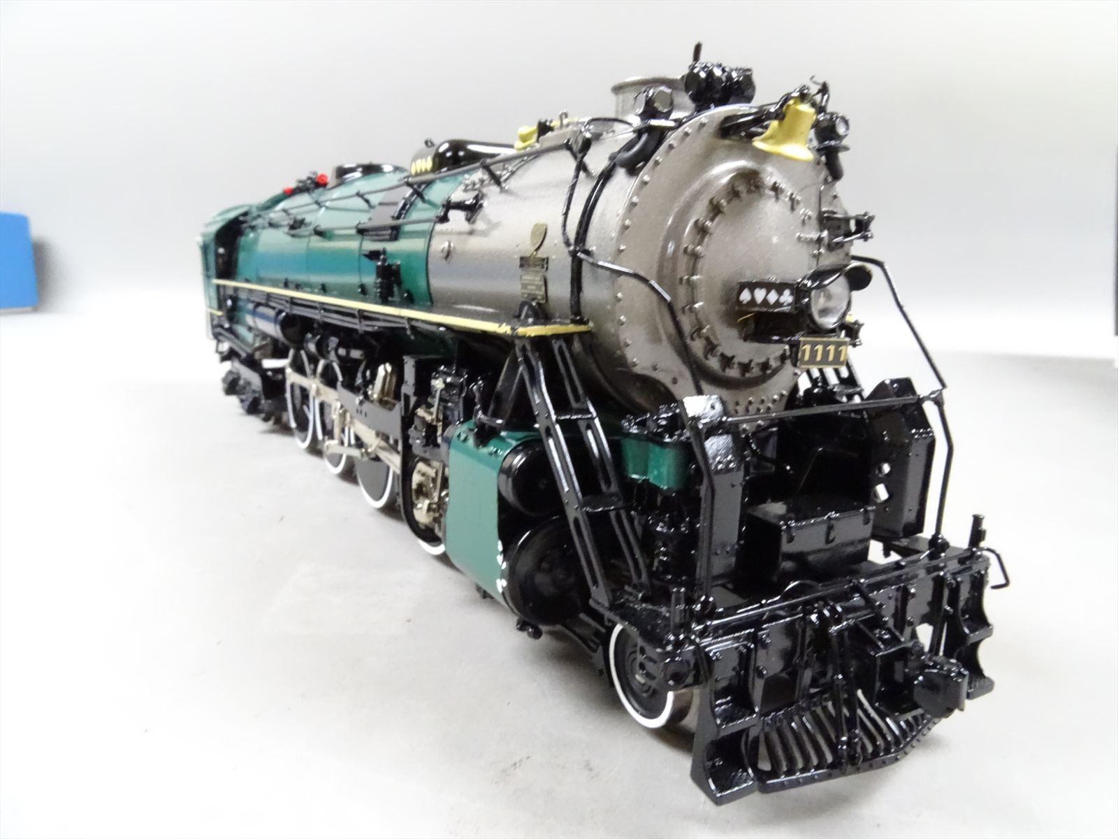 O Brass Model 3-Rail - Sunset Models Timken 4-Aces 4-8-4 Green #1111 ...