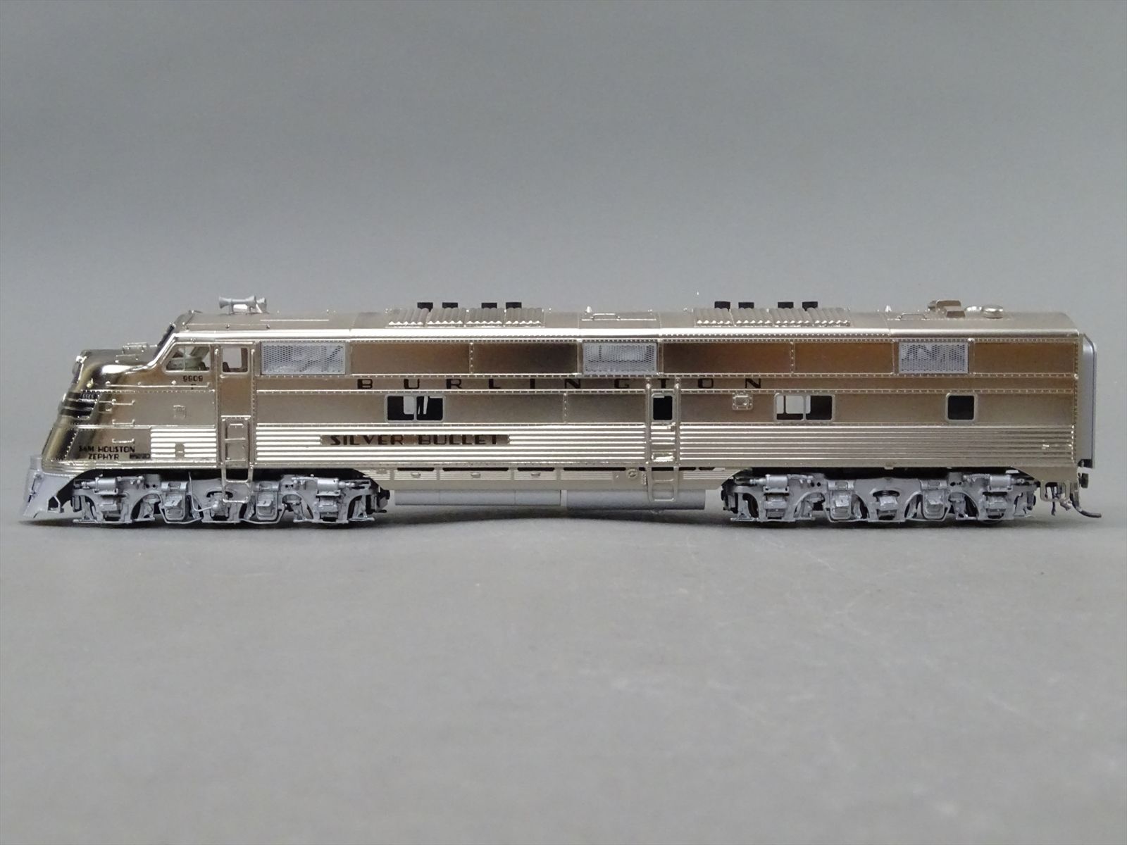 HO Brass Model - Eagle EI-#101 CB&Q Burlington Sam Houston Zephyr - F/P ...