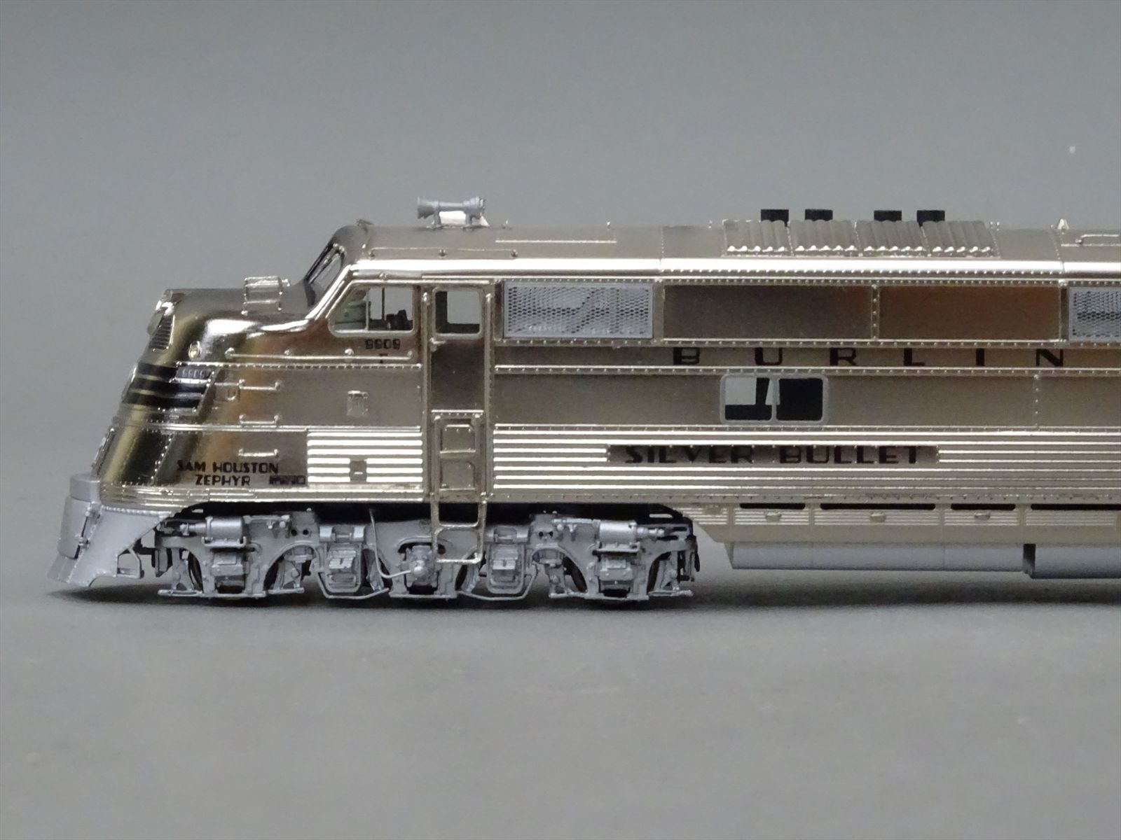 HO Brass Model - Eagle EI-#101 CB&Q Burlington Sam Houston Zephyr - F/P ...