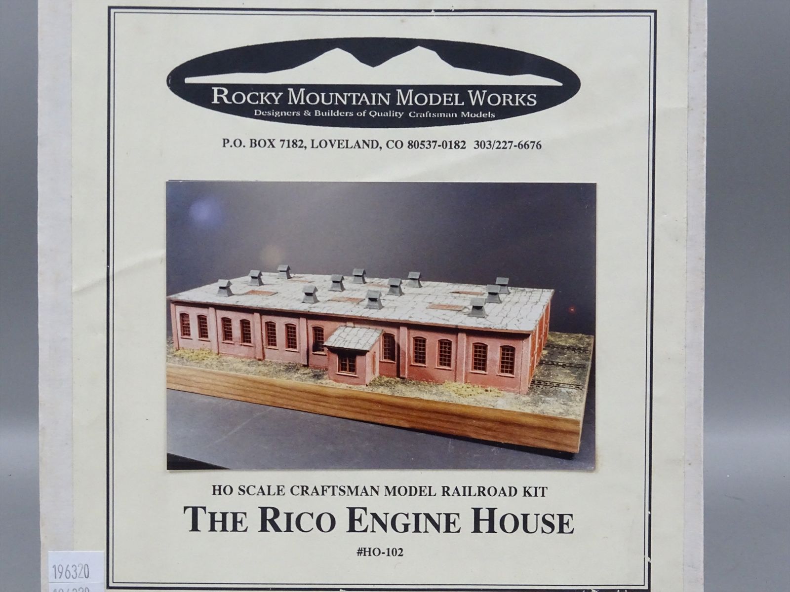 HO Craftsman Kit - Rocky Mountain Model Works HO-102 Rico Engine House ...