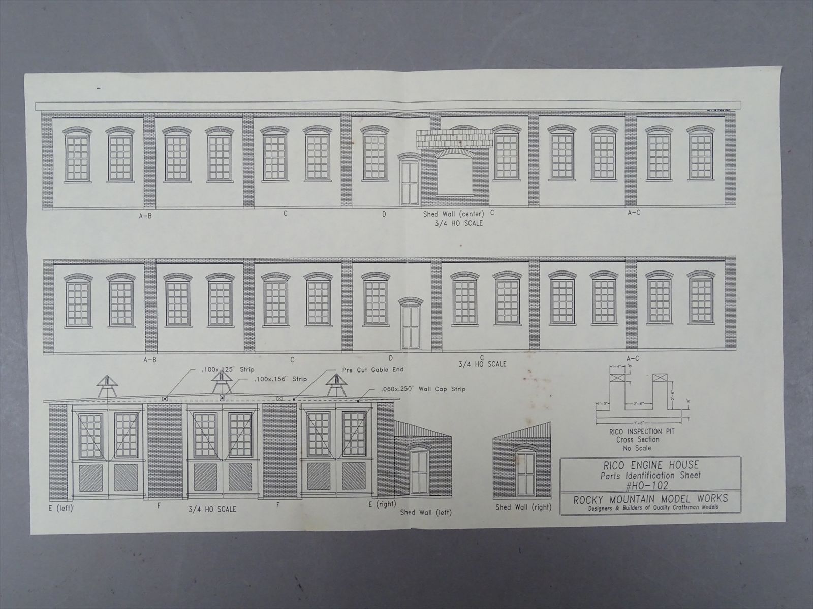 HO Craftsman Kit - Rocky Mountain Model Works HO-102 Rico Engine House ...