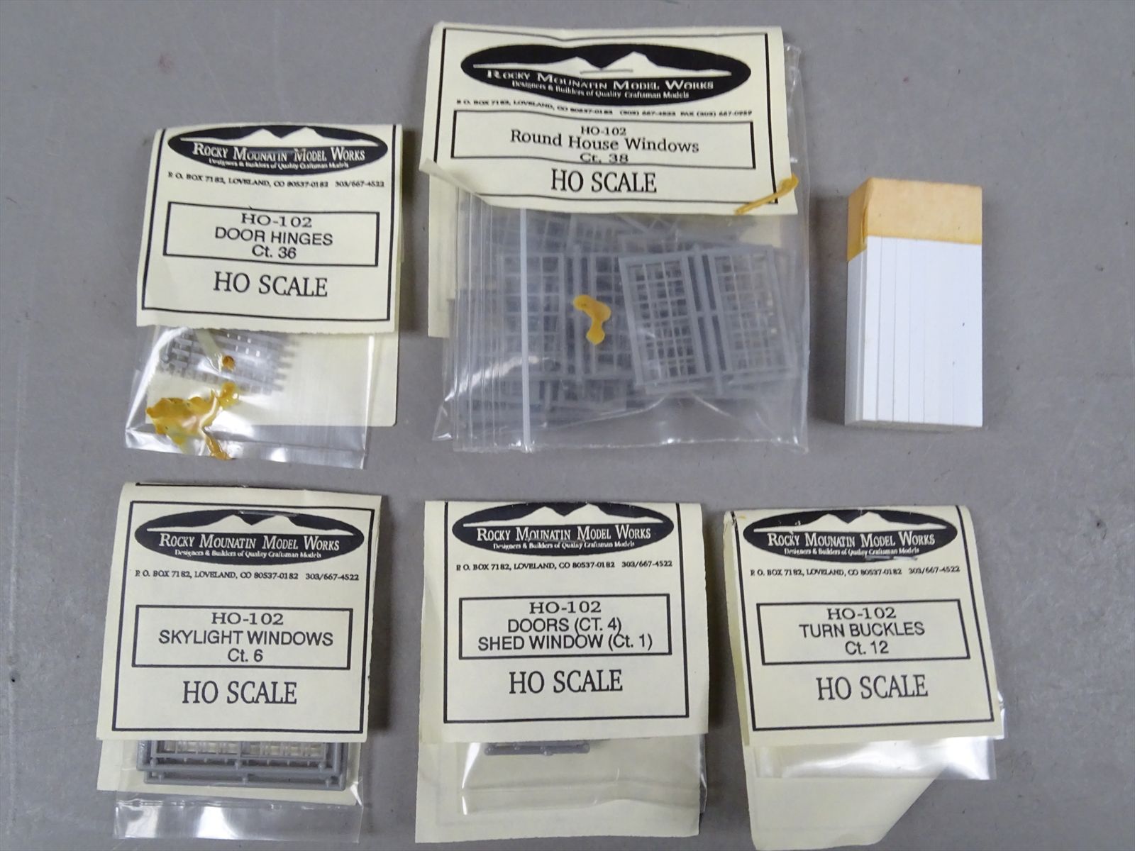 HO Craftsman Kit - Rocky Mountain Model Works HO-102 Rico Engine House ...