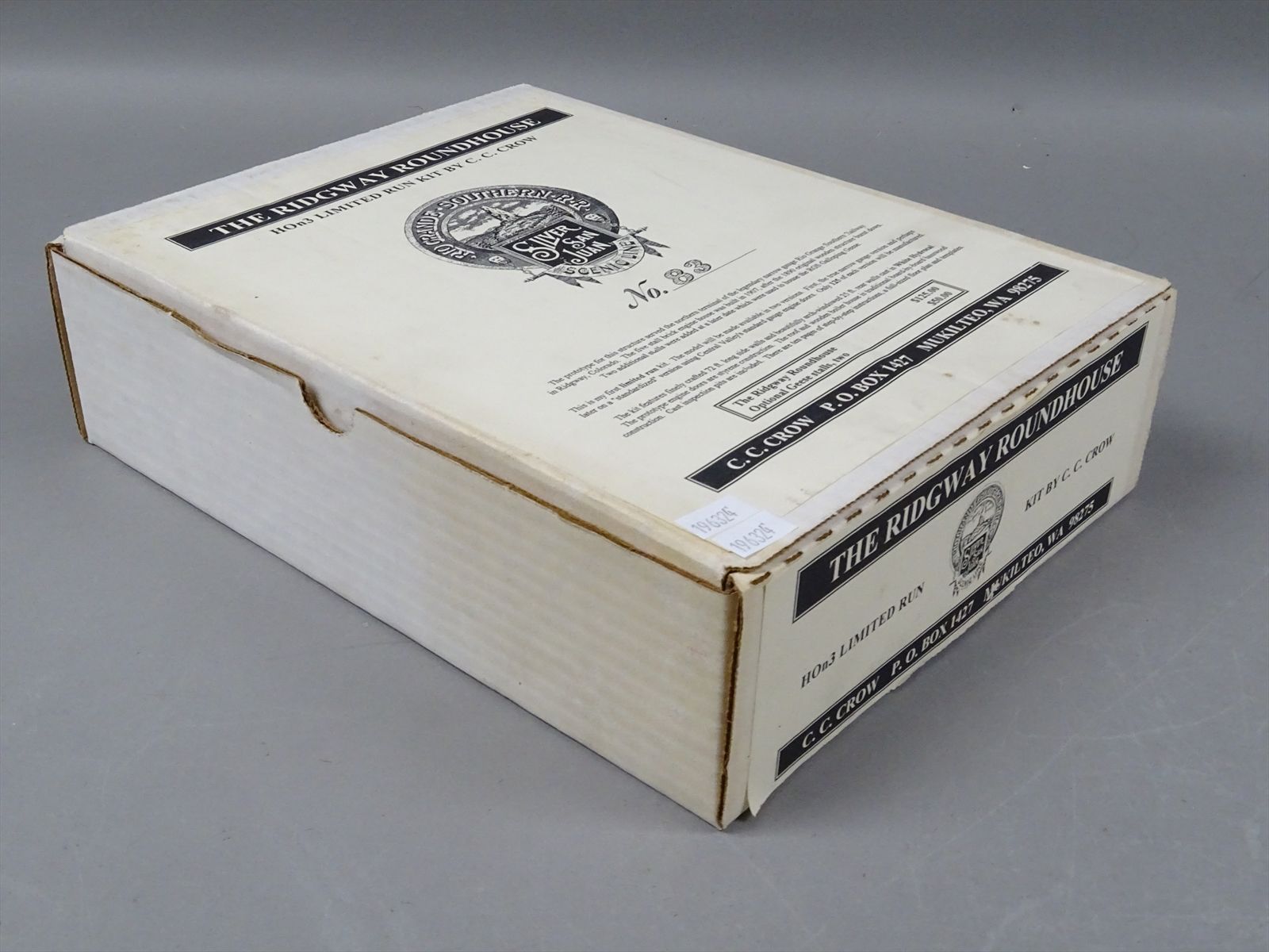 HO Craftsman Kit - C.C. Crow RGS Rio Grande Southern Ridgway Roundhouse ...