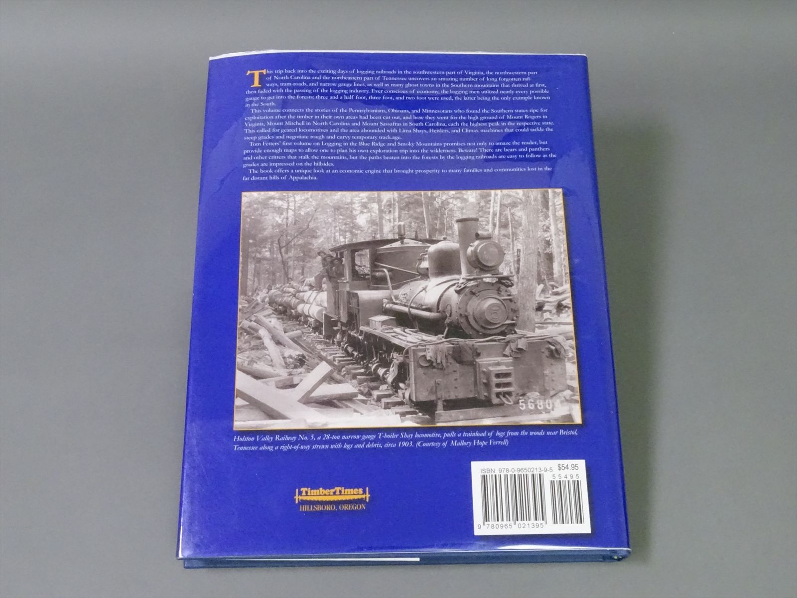 Railroad Book - Logging Railroads of the Blue Ridge and Smoky Mountains ...