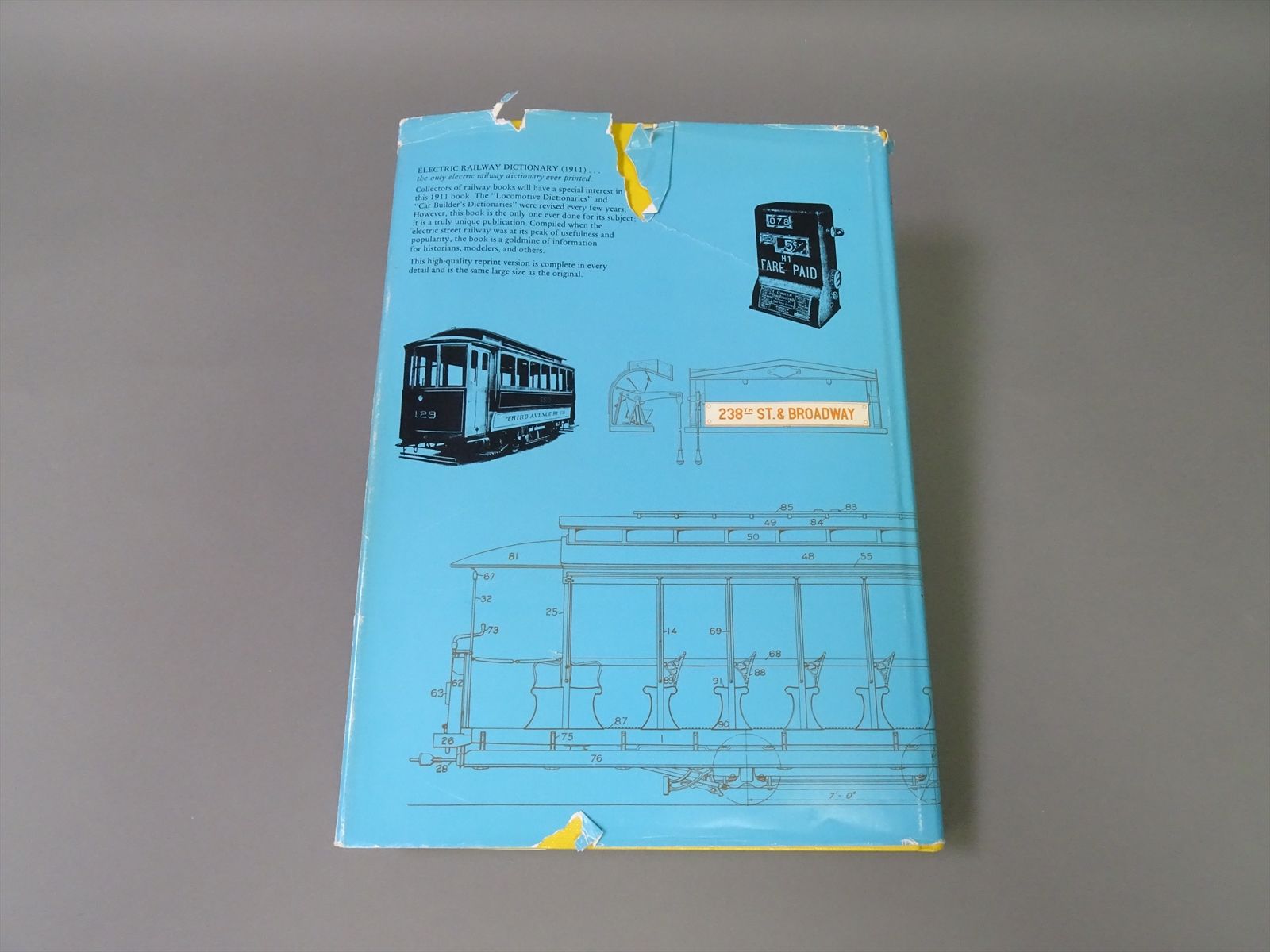 Railroad Book - Electric Railway Dictionary 1911 - Rodney Hitt - 292 pages