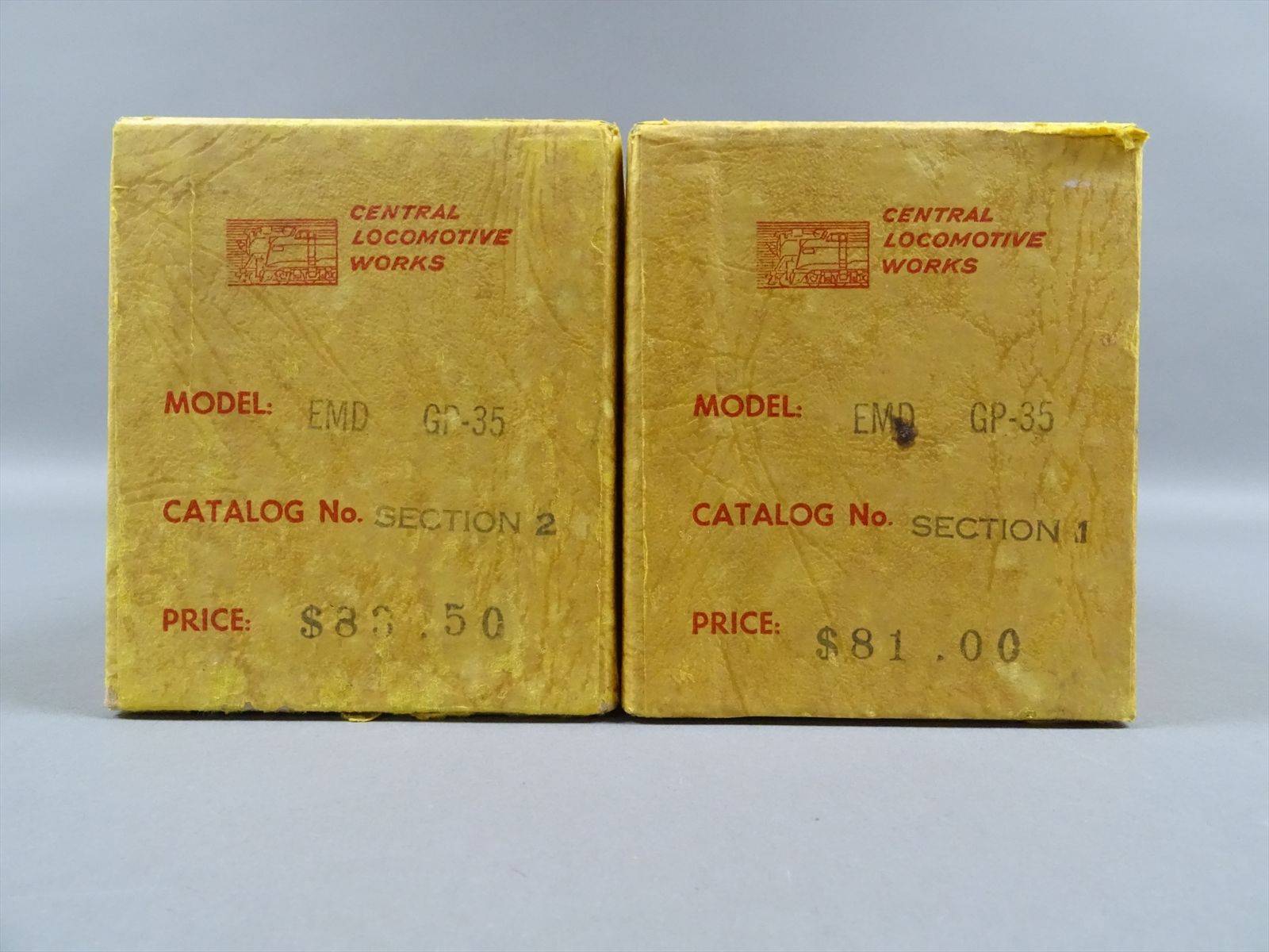 O Unassembled Brass Kit - CLW Central Locomotive Works GP-35 Section 1 ...