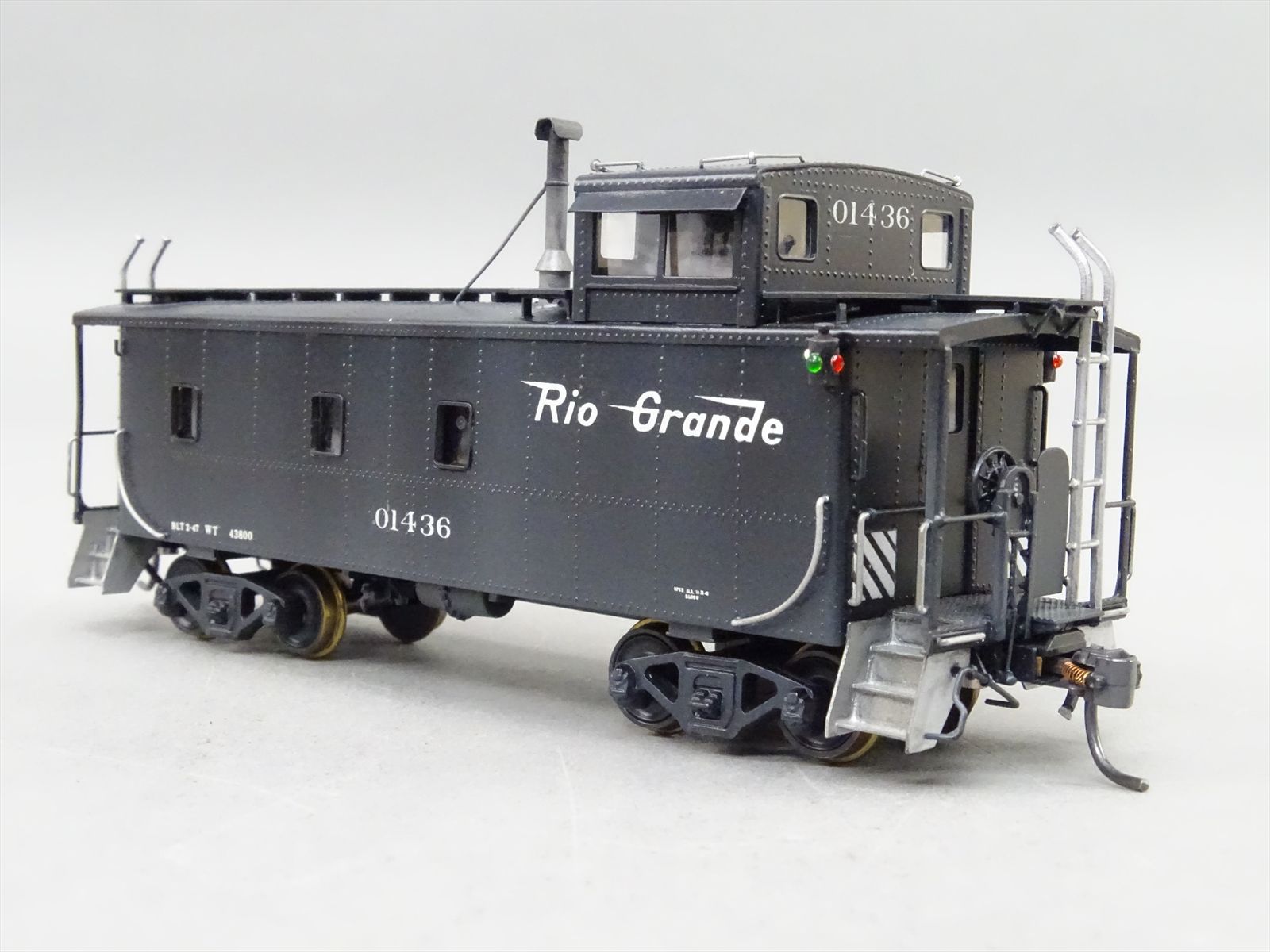 HO Brass Model - PFM D&RGW Rio Grande 1400 Modernized Steel Caboose ...