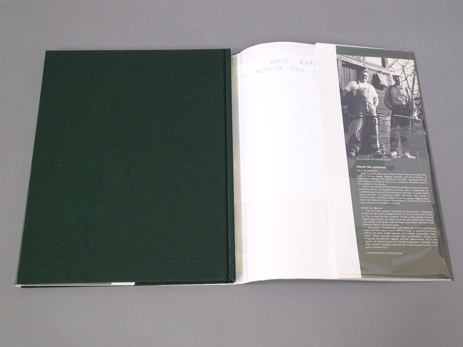 Railroad Book - The Swayne Lumber Company - Beckstrom & Braun - 175 pages