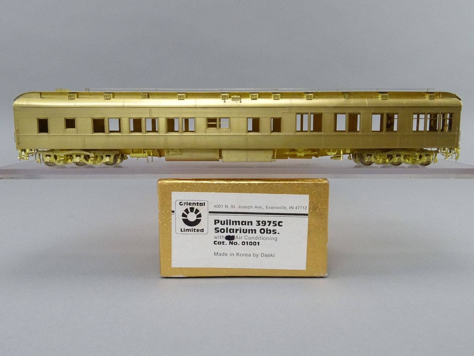 HO Brass Model - Oriental Ltd 01001 Pullman 3975C Solarium Observation ...