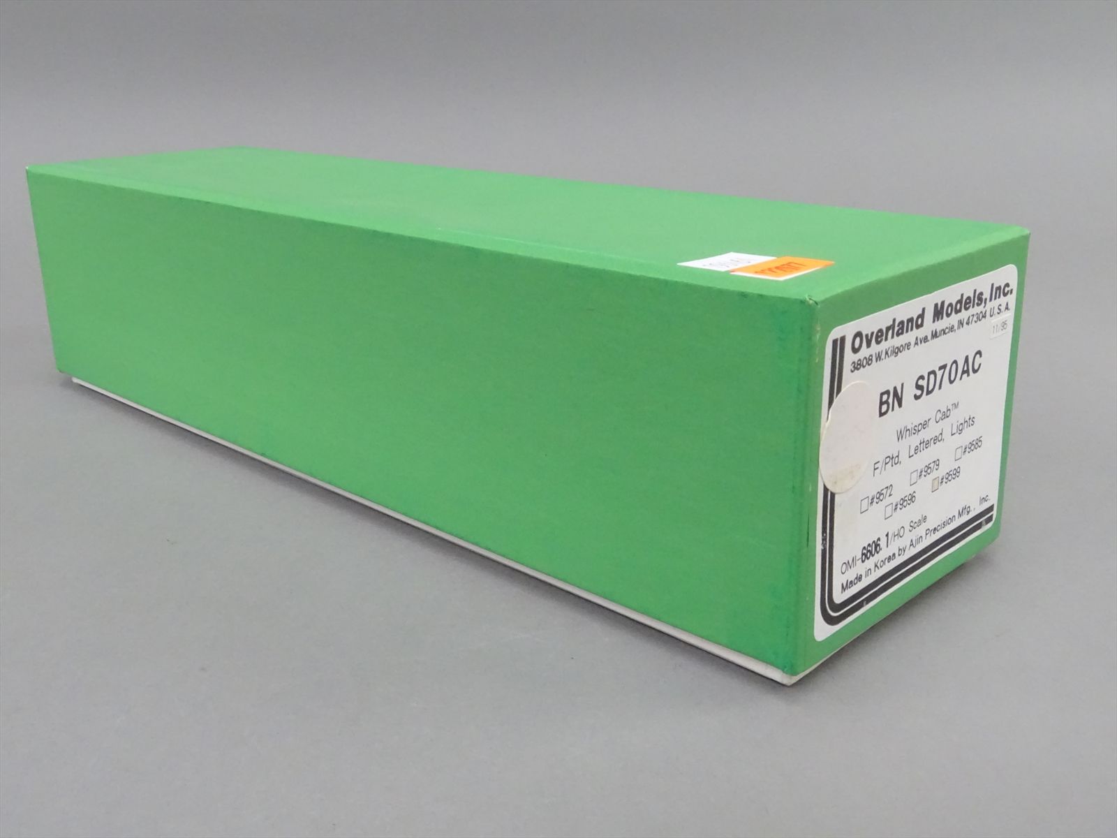 HO Brass Model - OMI 6606.1 BN Burlington Northern SD70AC "Whisper Cab ...