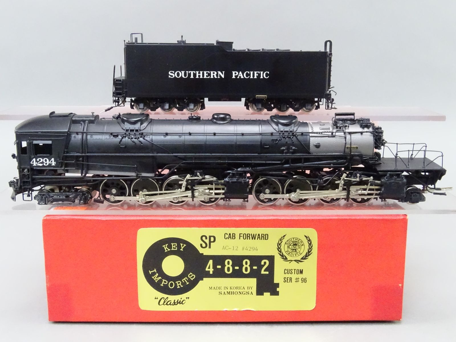 HO Brass Model - Key SP Southern Pacific 4-8-8-2 AC-12 Cab Forward #4294 - Custom Series #96 - F ...