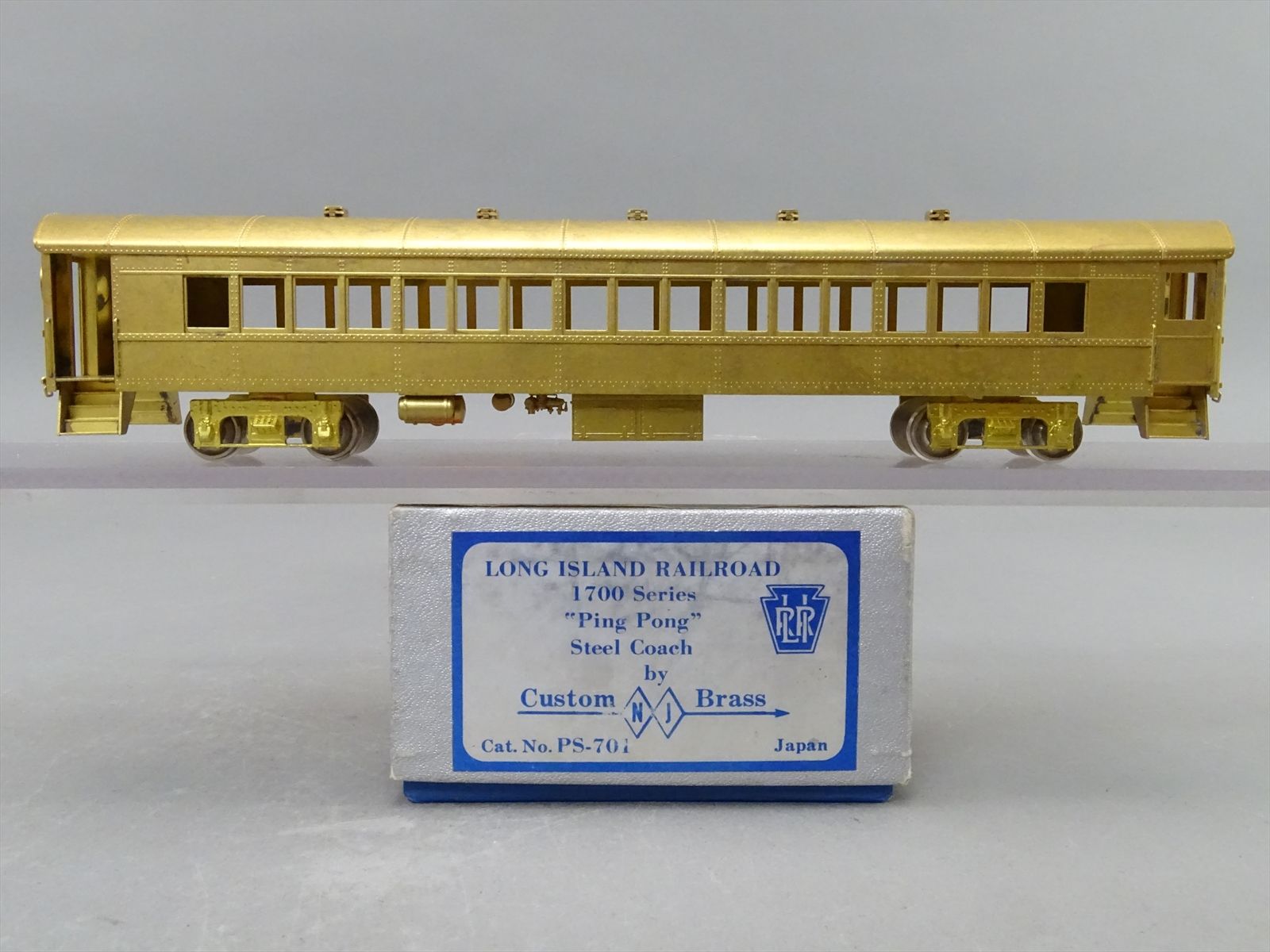 HO Brass Model - NJCB PS-701 LIRR Long Island Ping Pong MU Car Steel ...