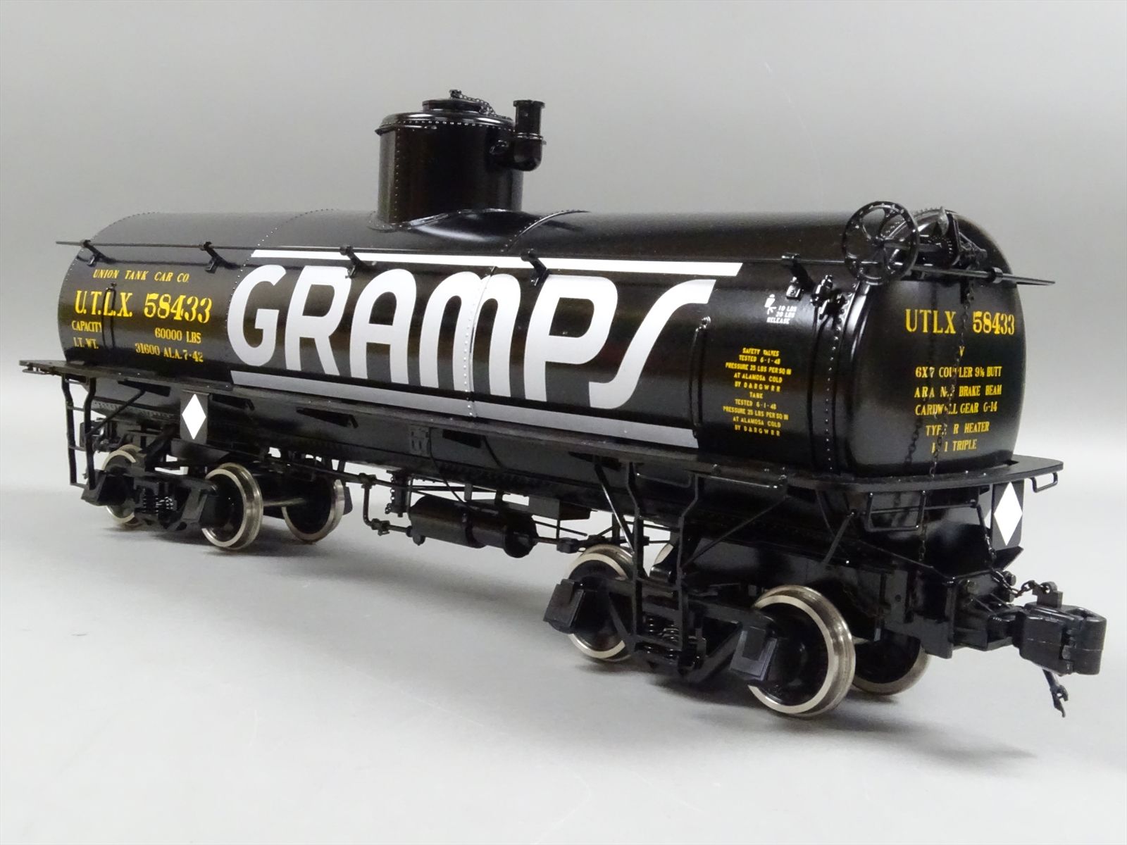 Fn3 1:20.3 Brass Model - 3' Three Foot Classic Models UTLX Union Tank ...