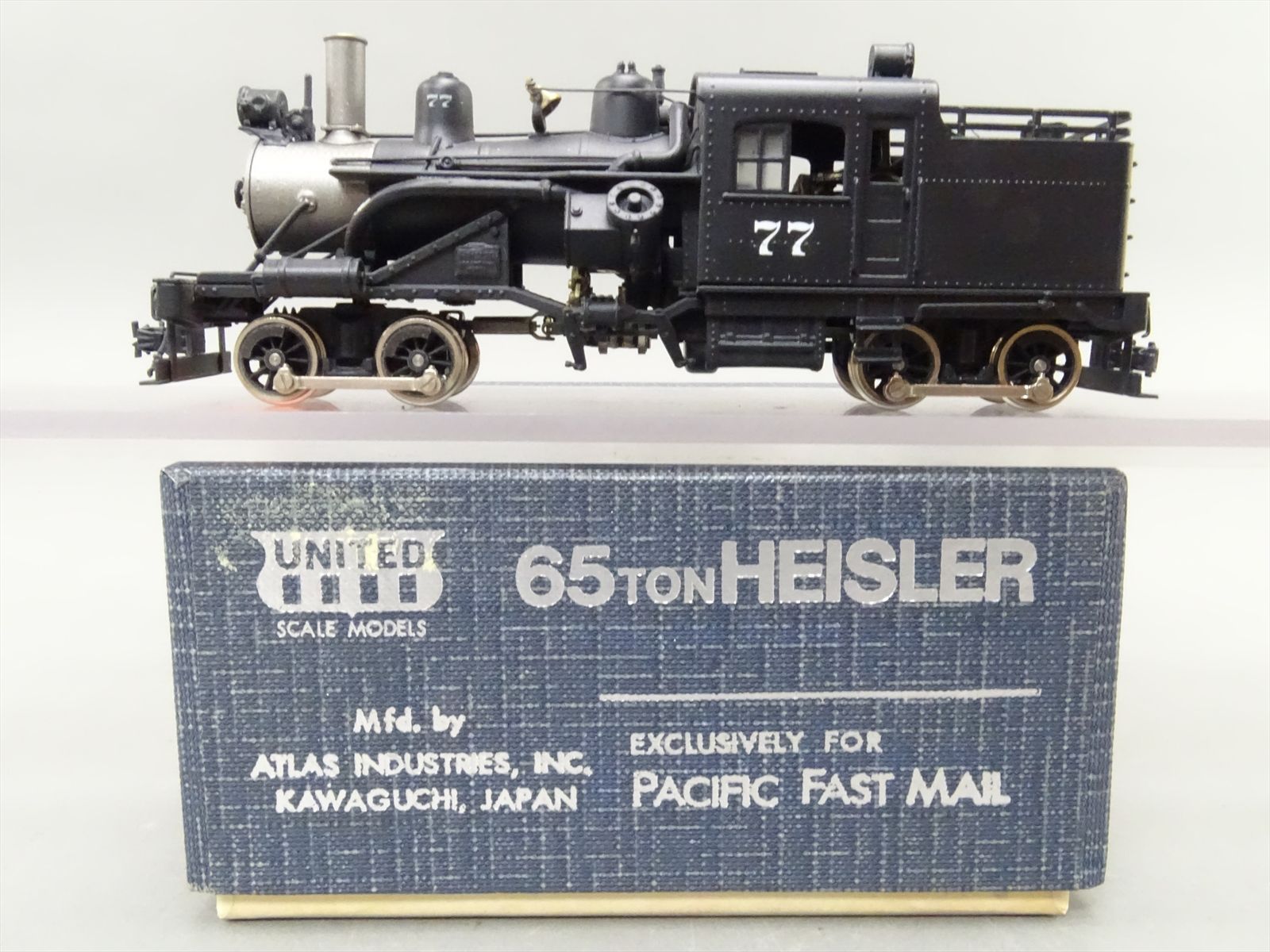 HO Brass Model - PFM 65 Ton Logging Heisler #77 - Pro Paint by Terry ...