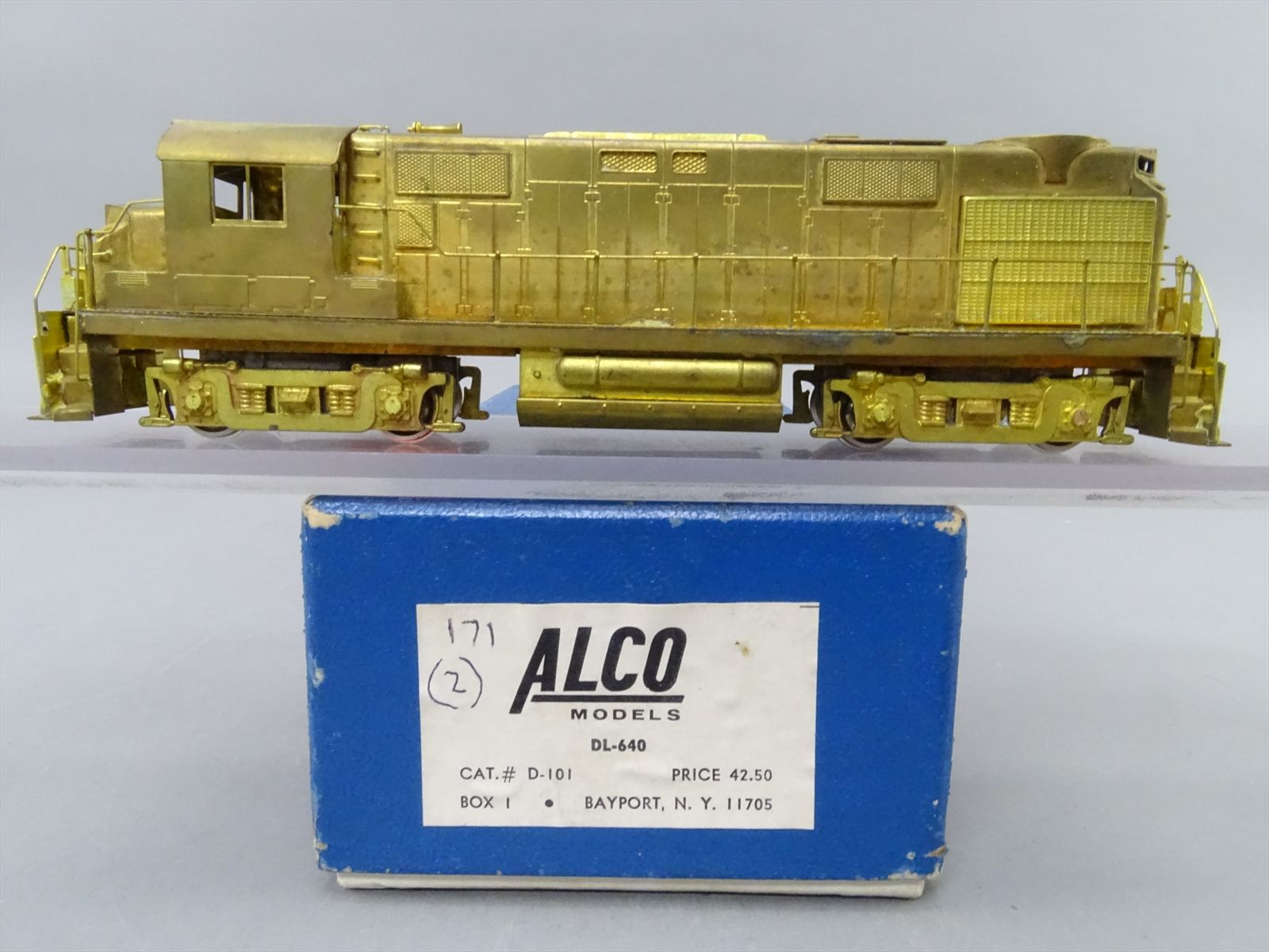 HO Brass Model - ALCO D-101 RS-27 DL-640 Road Switcher Diesel Electric ...