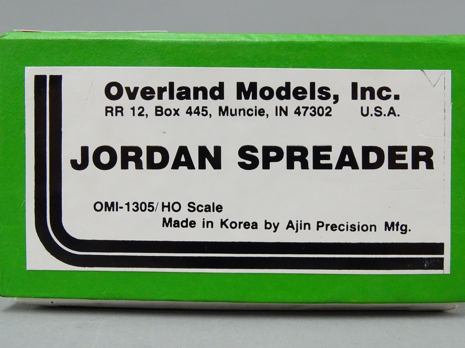 HO Brass Model - OMI 1305 Jordan Spreader Misc. Roads - Unpainted ...