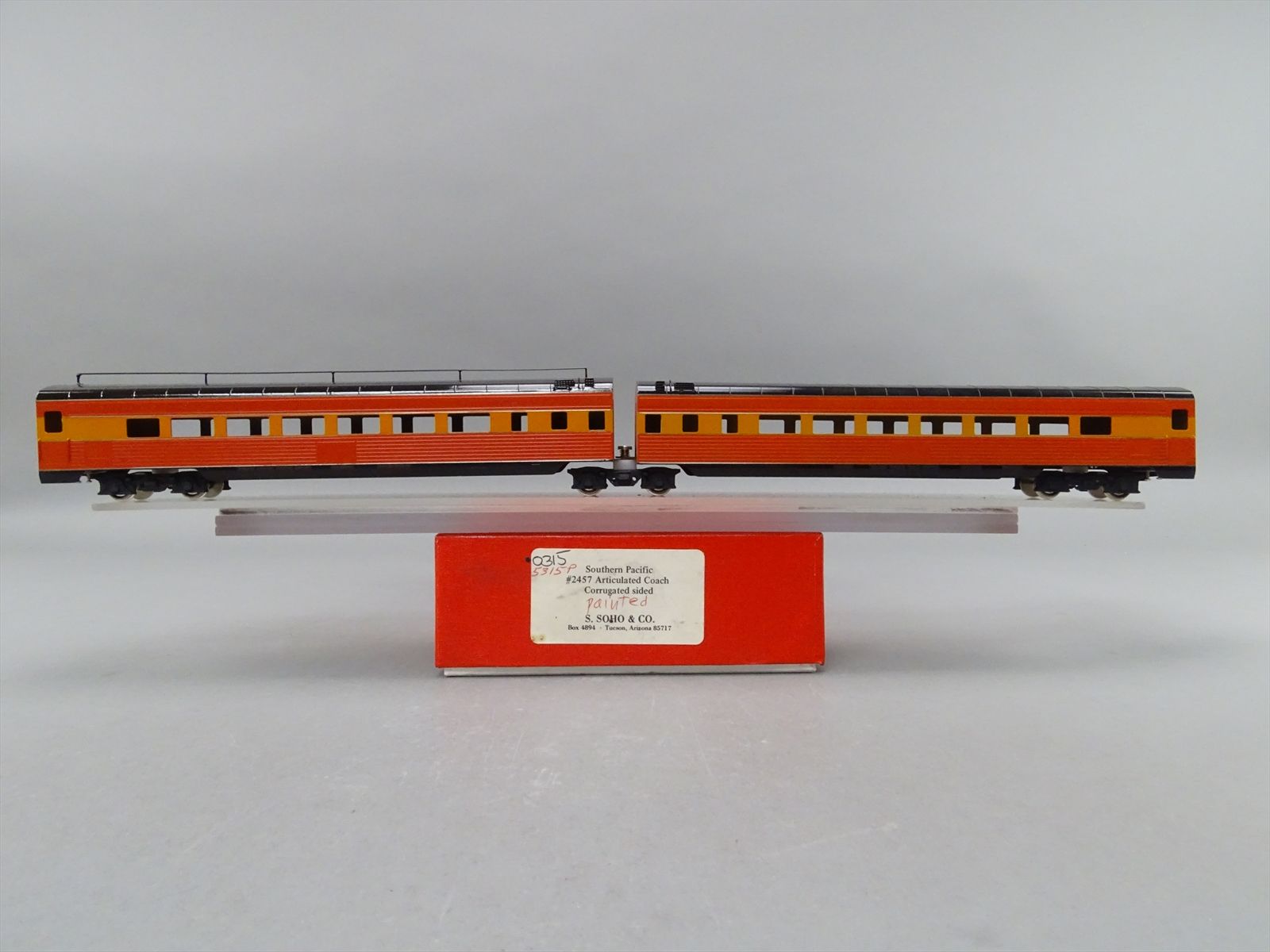 HO Brass Model - Soho SP Southern Pacific Articulated Corrugated Side ...
