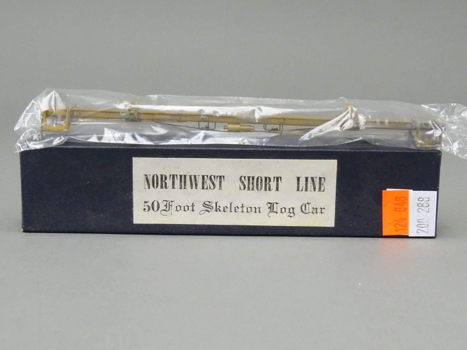 HO Brass Model - NWSL 50' Skeleton Logging Log Flatcar Flat Car ...