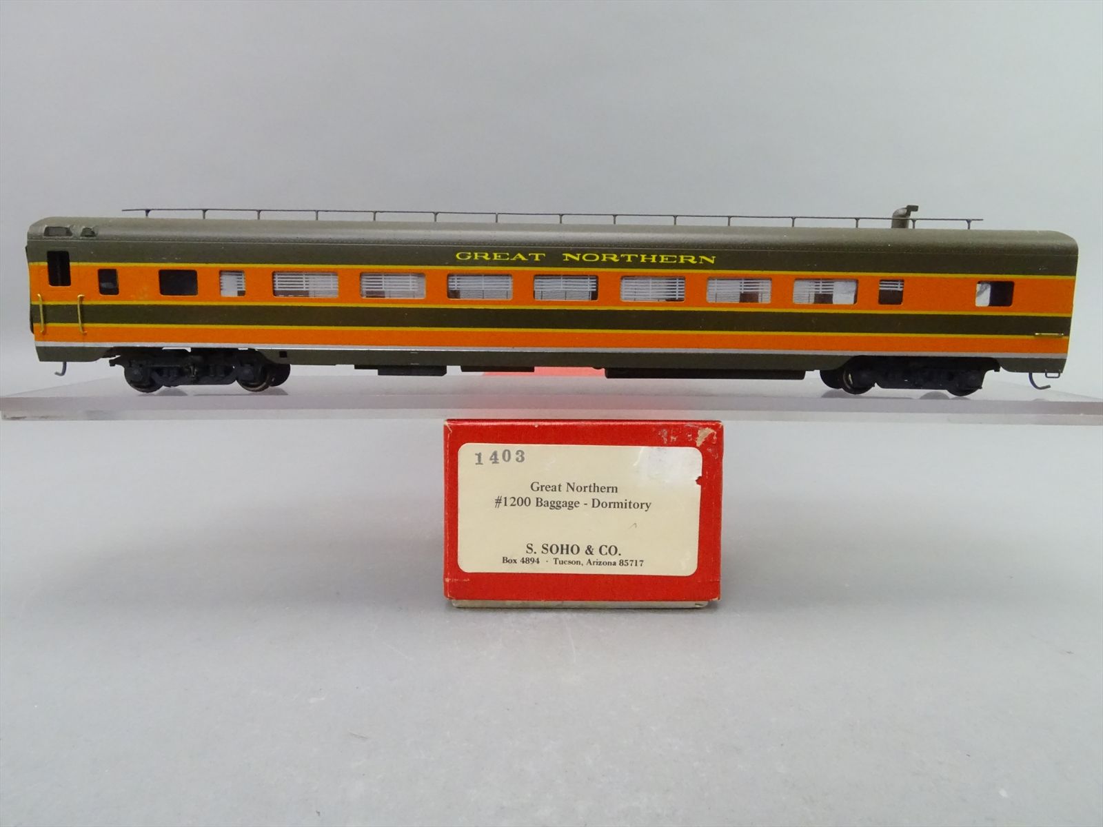 HO Brass Model - Soho 1404 GN Great Northern Coach #1209 - Custom ...