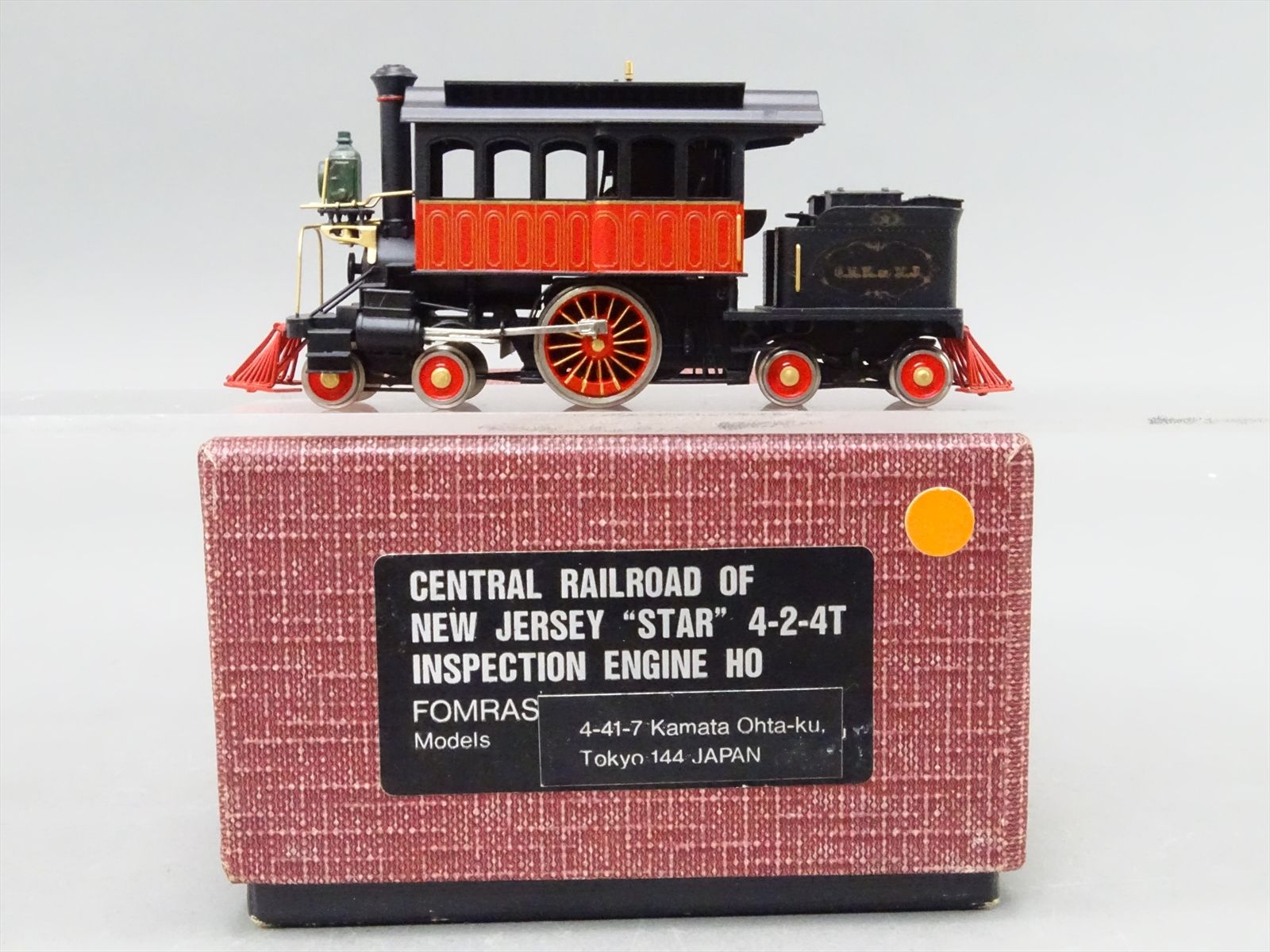 HO Brass Model - Fomras CNJ Central New Jersey Star 4-2-4T Inspection ...