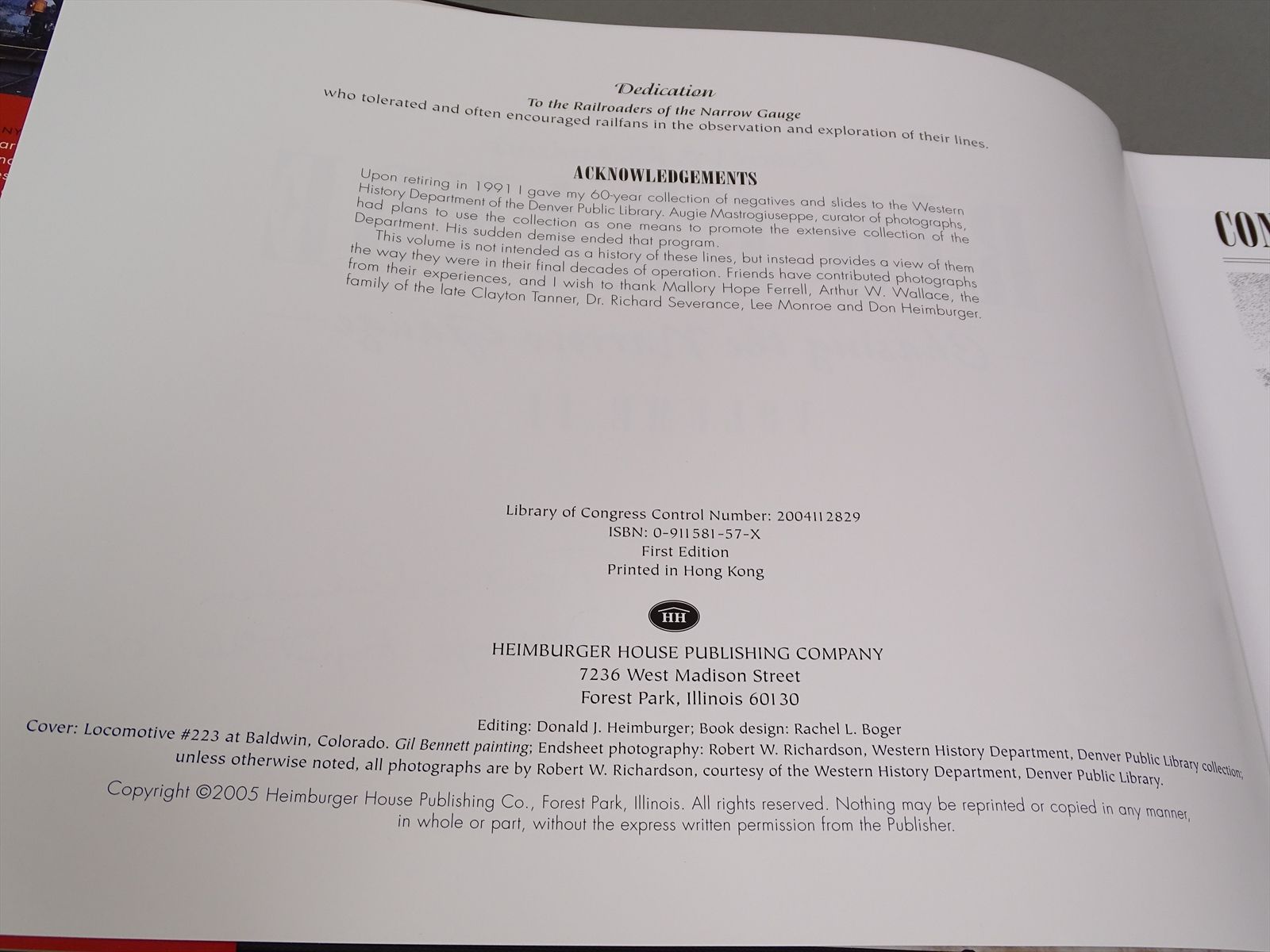 Railroad Book - Robert W. Richardson's Rio Grande Vol. II - Richardson ...