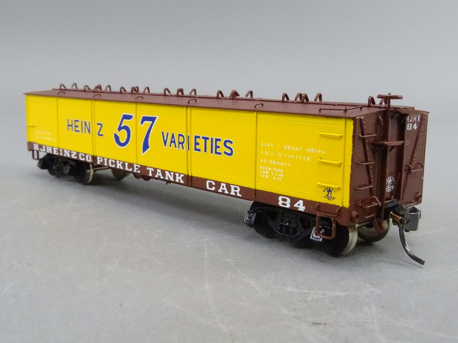 HO Brass Model - OMI 3156 H.J. Heinz 57 Pickle Car HJHE #84 - Pro Paint ...