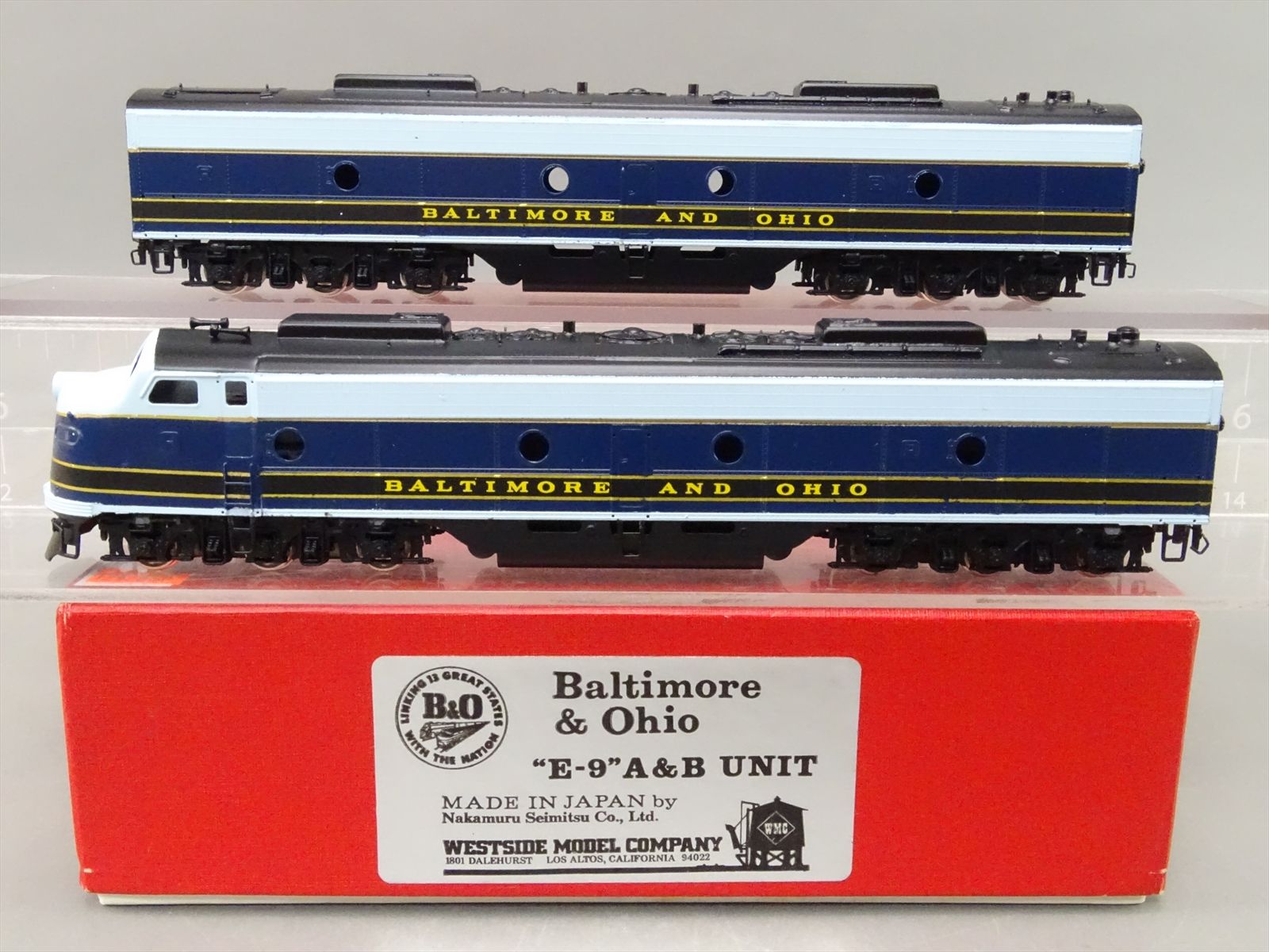 HO Brass Model - WMC B&O Baltimore & Ohio E9 E9A E9B A-B Set - F/P ...