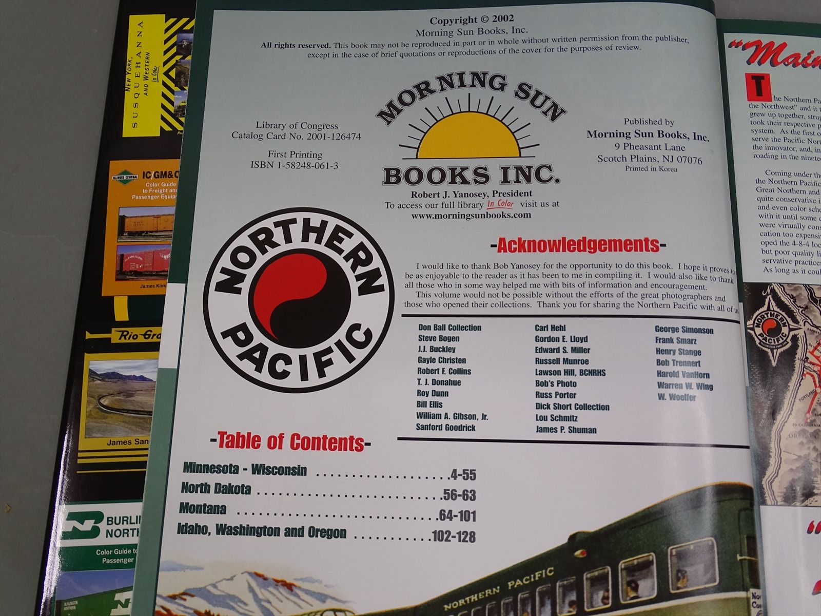 Railroad Book - Northern Pacific In Color Vol. 1 - Doug Nighswonger ...