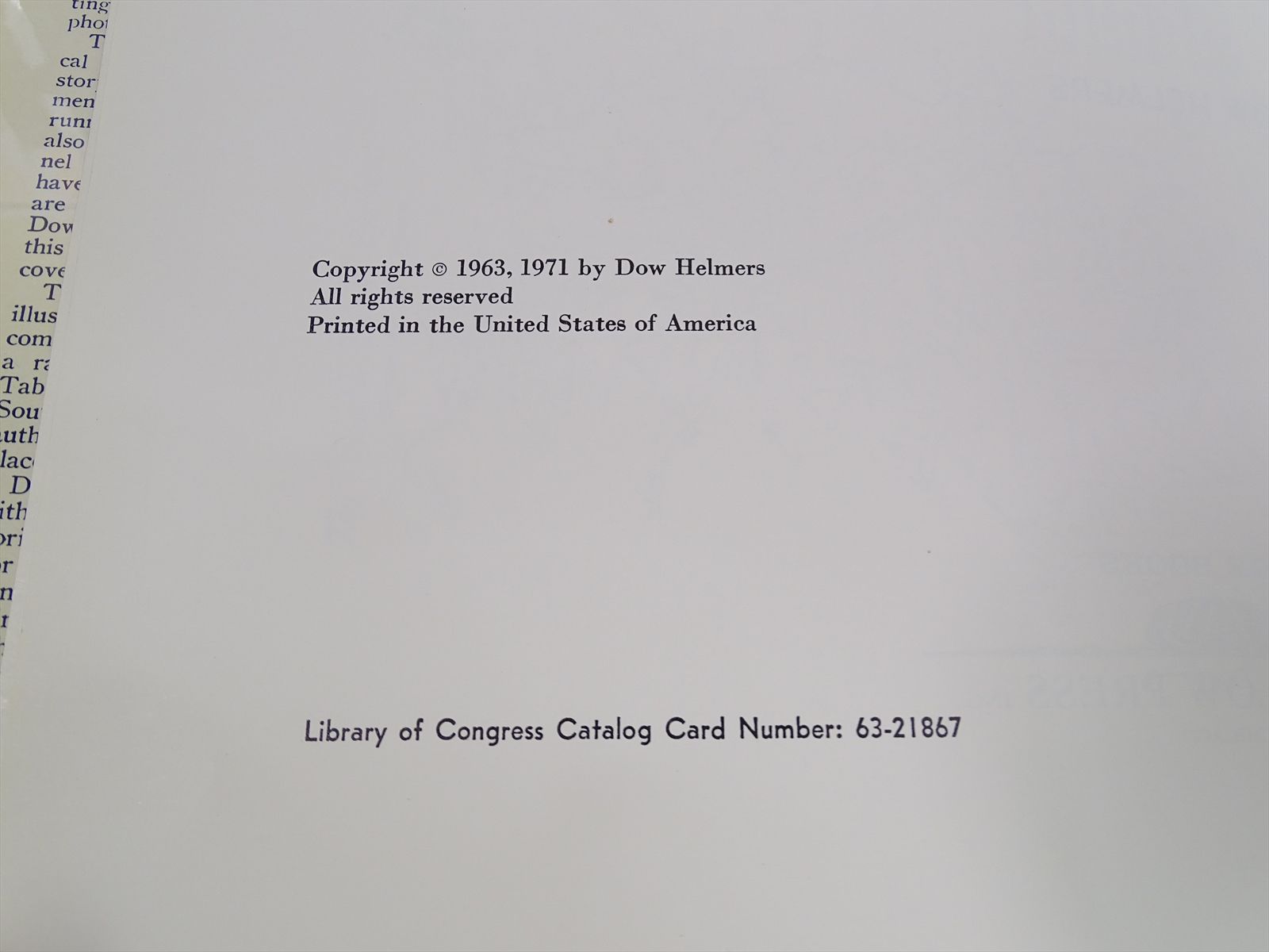 Railroad Book - Historic Alpine Tunnel - Dow Helmers - 208 pages