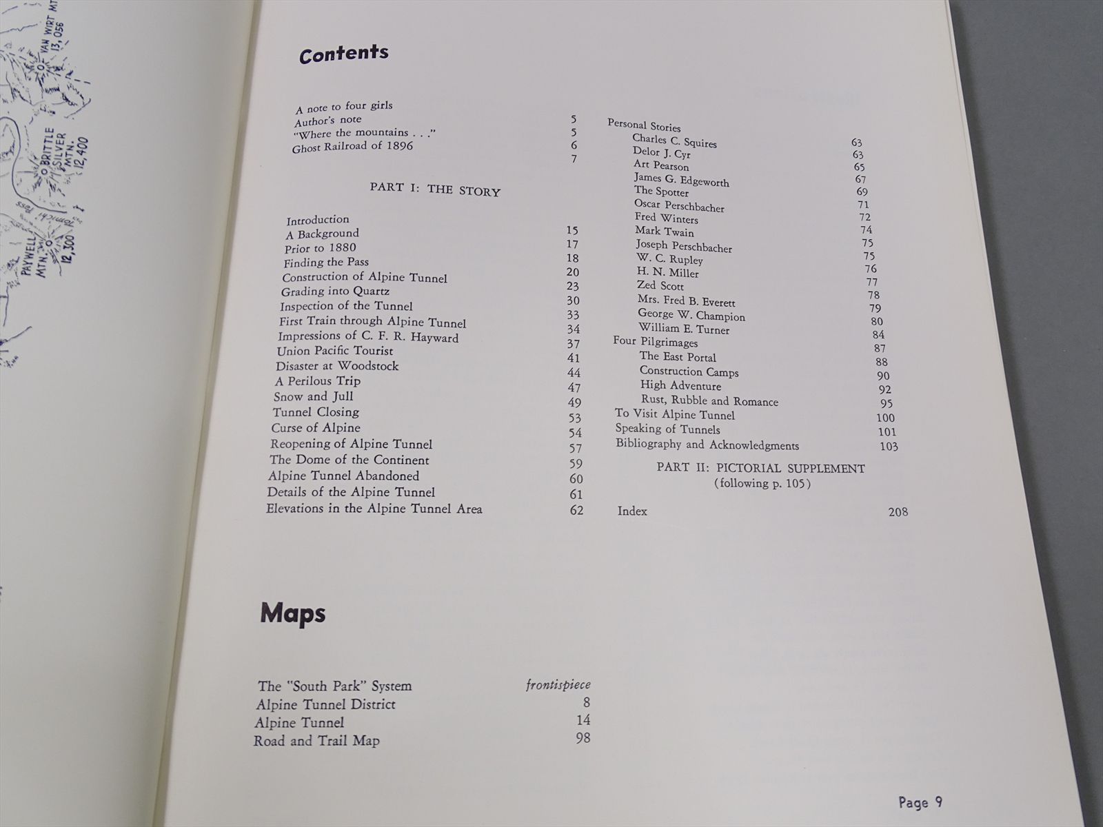 Railroad Book - Historic Alpine Tunnel - Dow Helmers - 208 pages