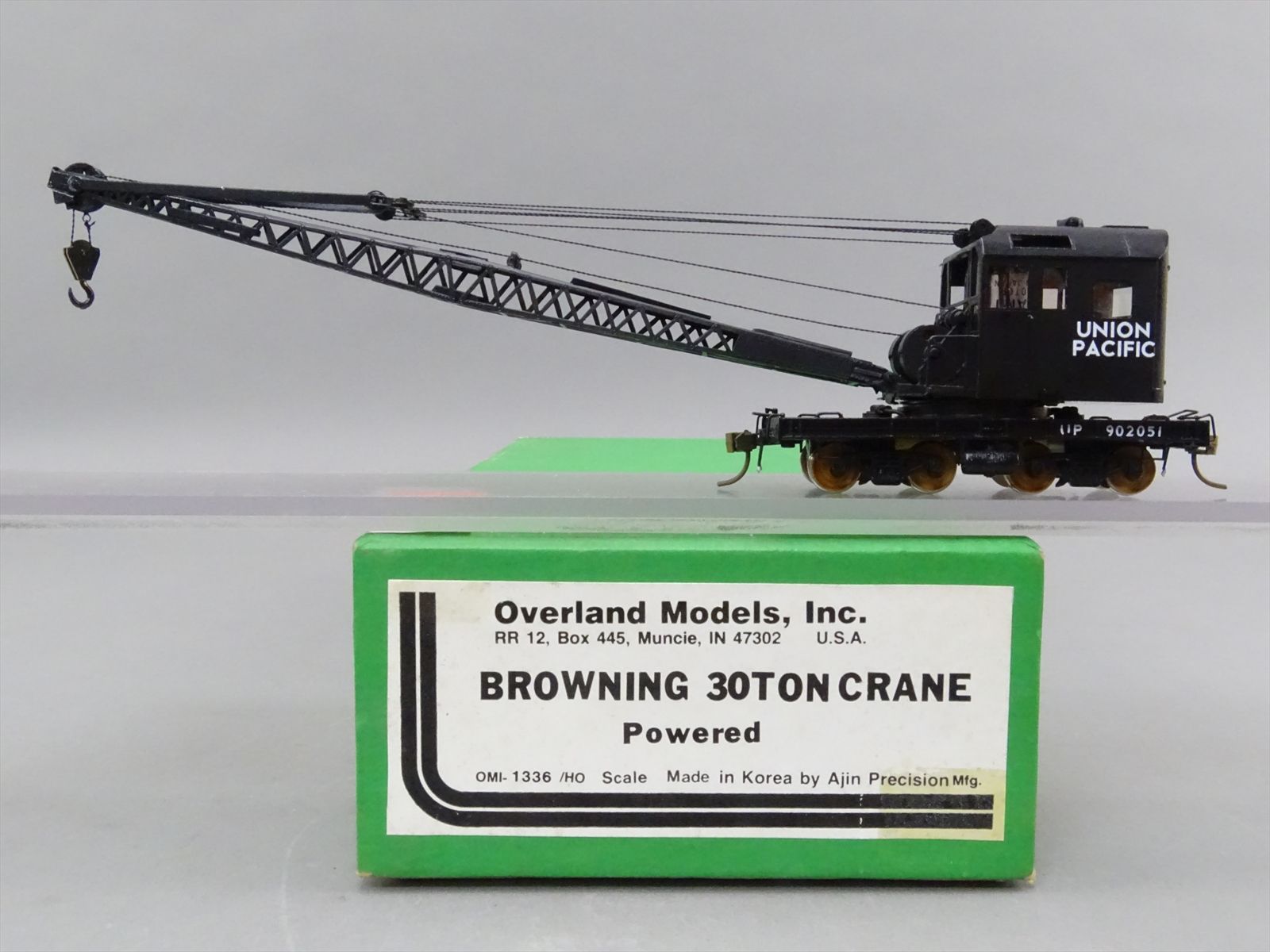 HO Brass Model - OMI 1336 UP Union Pacific Browning 30 Ton Crane ...