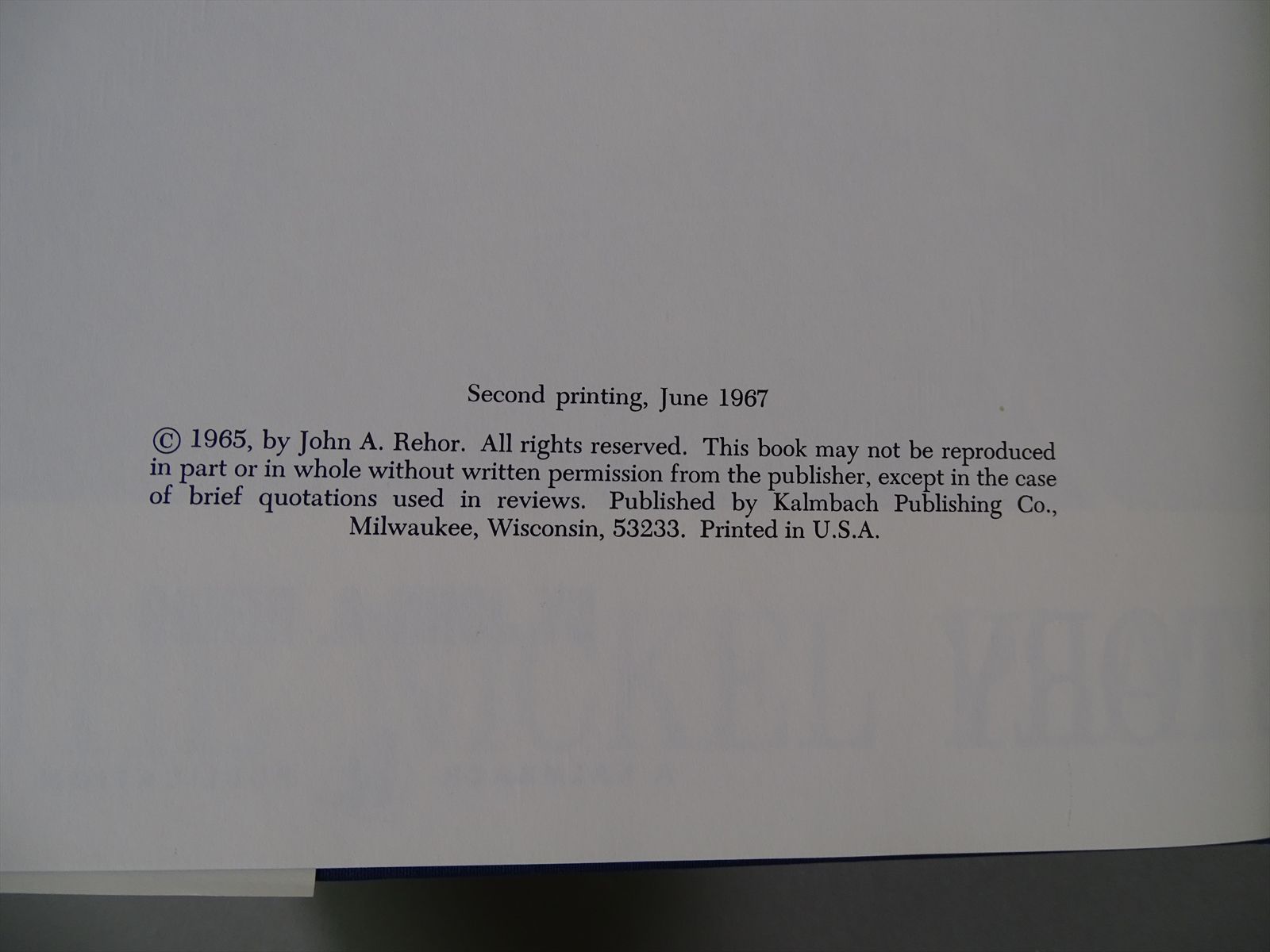 Railroad Book - The Nickel Plate Story - John A. Rehor - 483 Pages