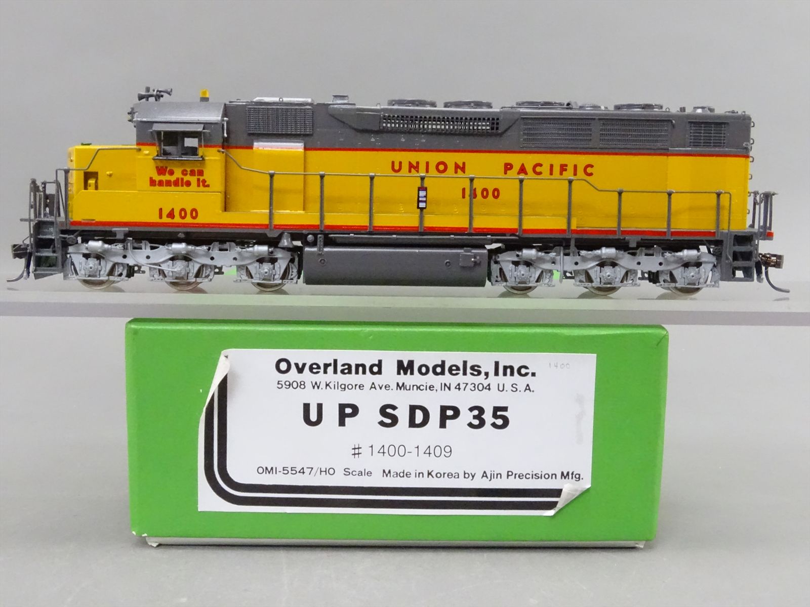 HO Brass Model - OMI 5547 UP Union Pacific SDP35 #1400 - Pro Paint ...