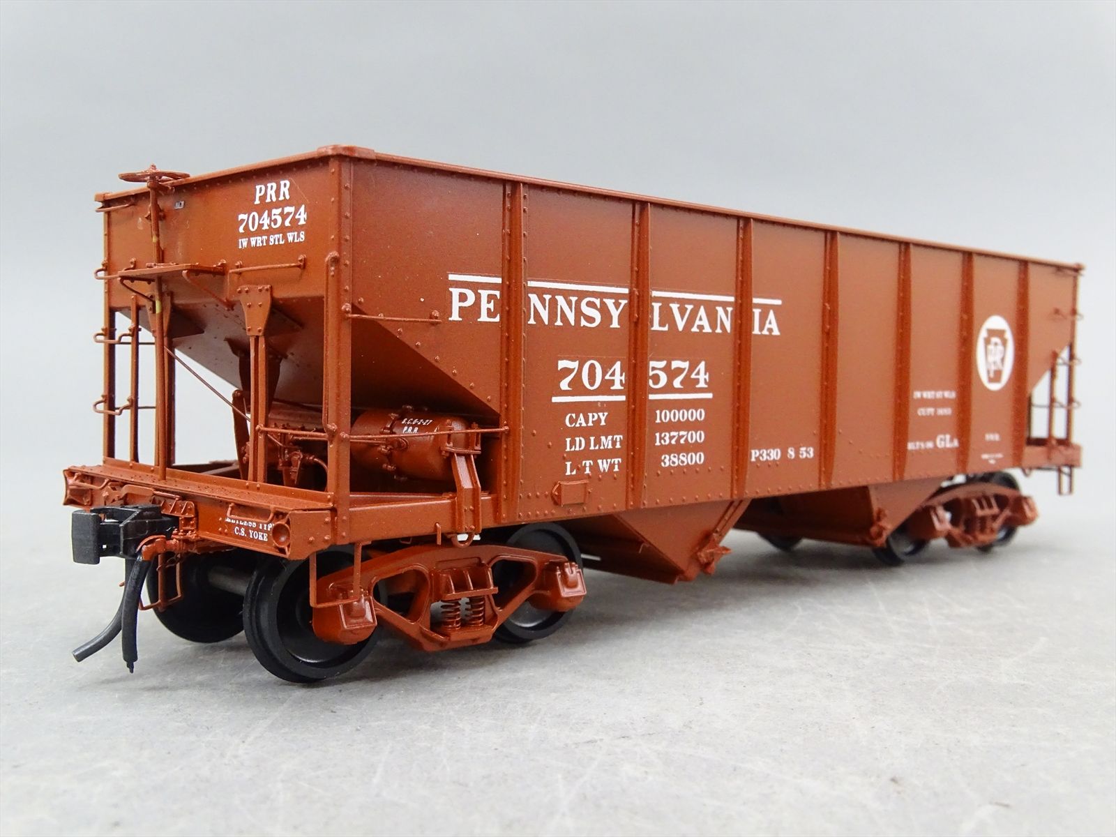 O Brass Model - Keystone PRR Pennsylvania GLA Hopper AB Brake #704574 ...