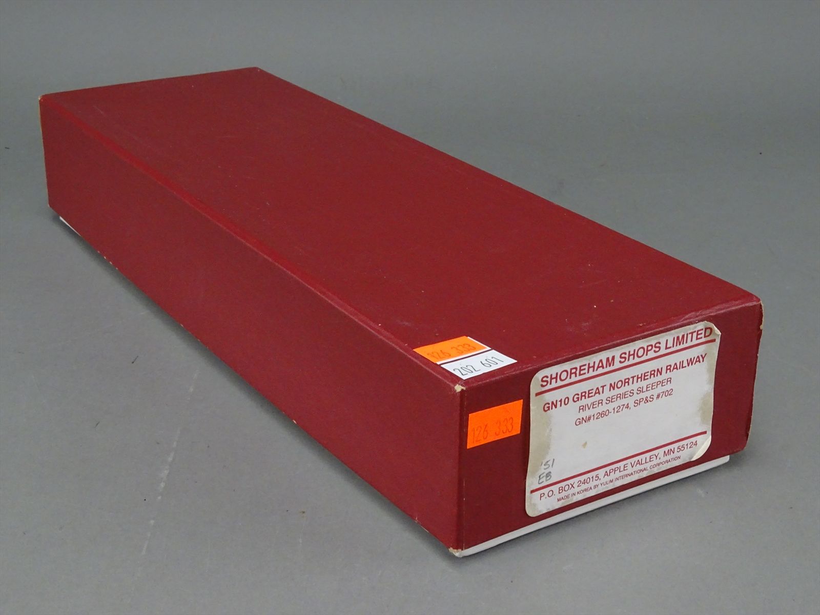 HO Brass Model - SSL GN10 GN Great Northern Sleeper #1268 Mouse River ...