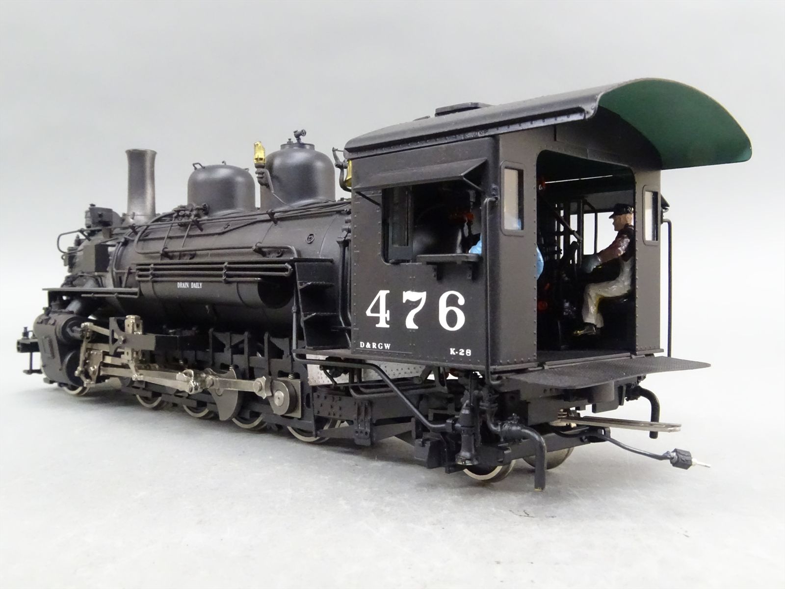 On3 Brass Model - BLW D&RGW Rio Grande K-28 2-8-2 #476 Late Version - F ...