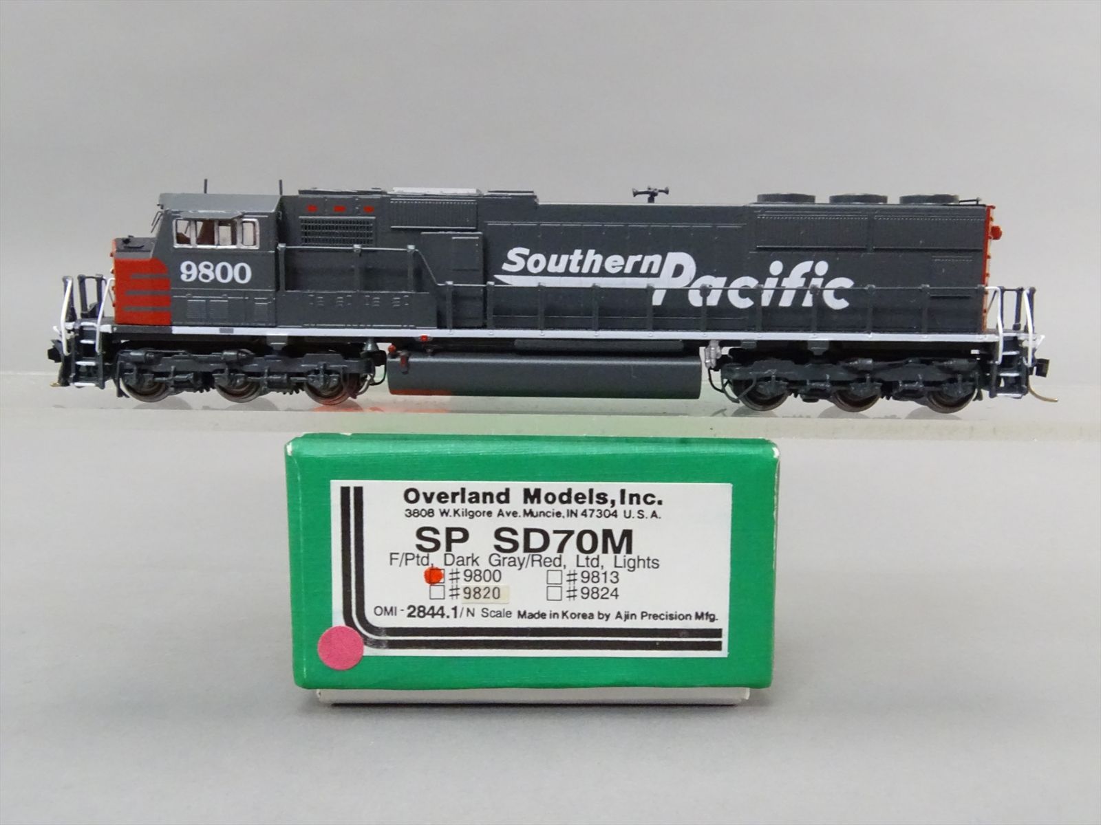N Brass Model - OMI 2844.1 SP Southern Pacific SD70M #9800 - F/P - 2001 Run - Ajin