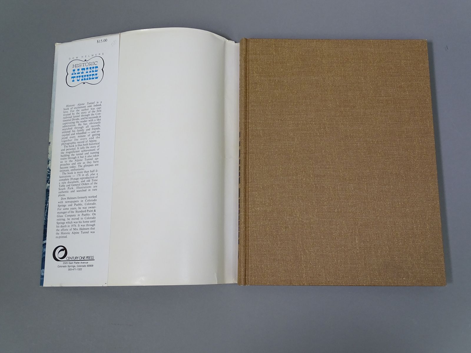 Railroad Book - Historic Alpine Tunnel - Dow Helmers - 208 pages