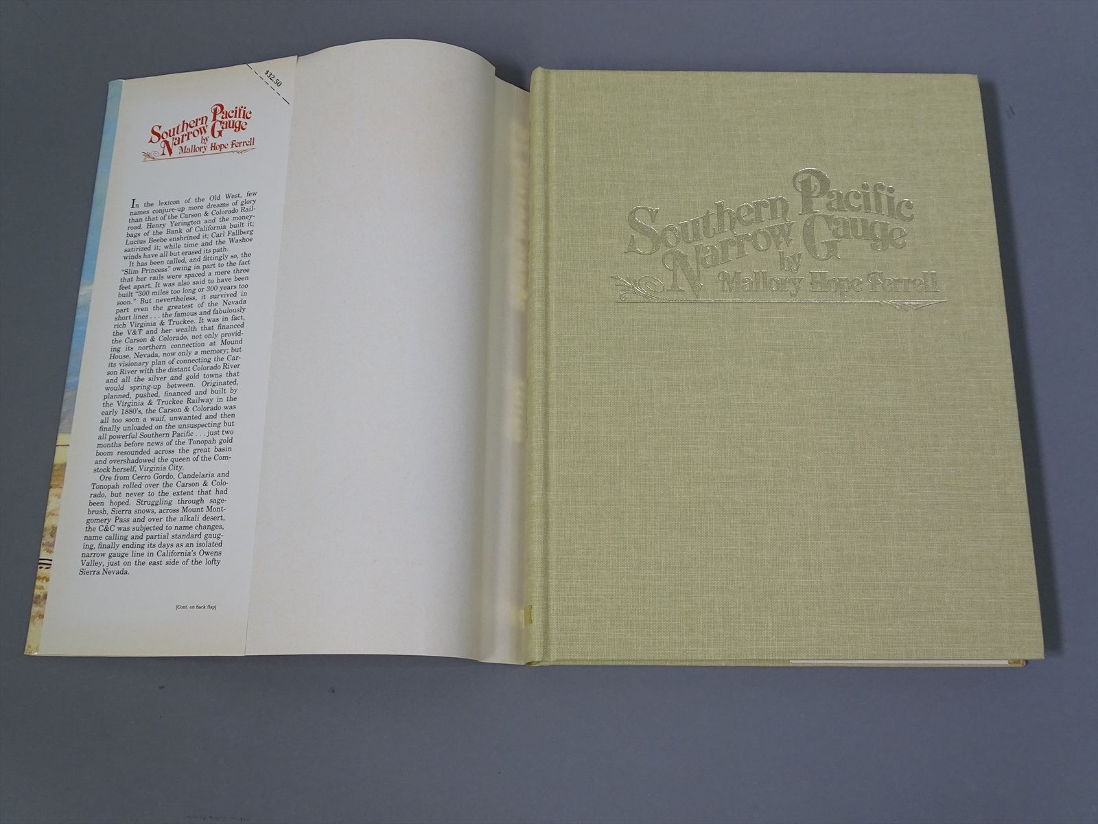 Railroad Book - Southern Pacific Narrow Gauge - Mallory Hope Ferrell ...
