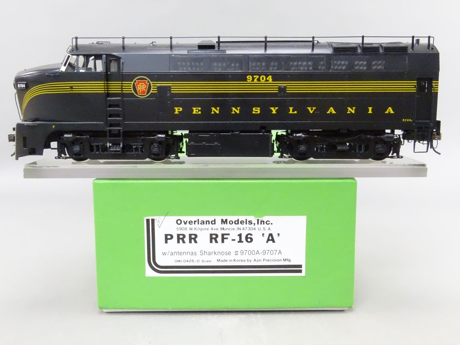 O Brass Model - OMI 0425 PRR Pennsylvania RF-16 RF-16A w/ Antennas ...