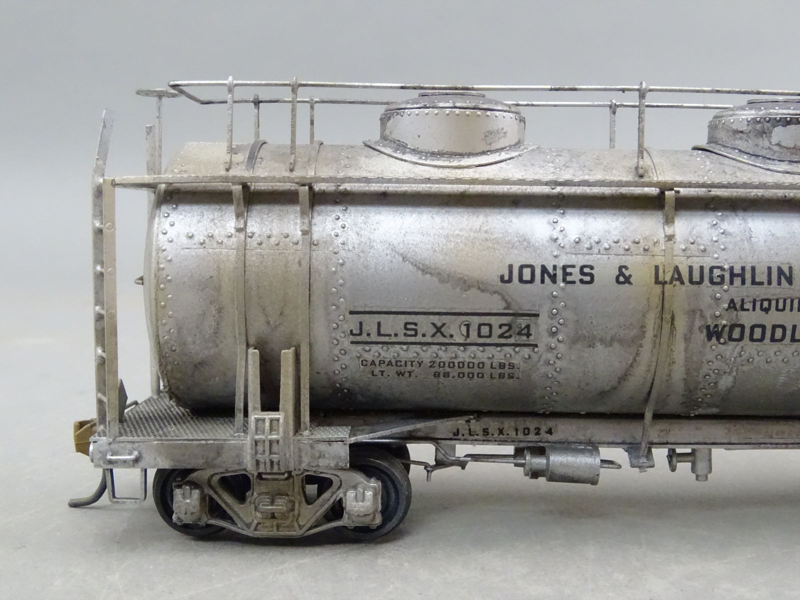 HO Brass Model - NWSL J&L JLSX Jones & Laughlin 20000 Gallon Tank Car ...